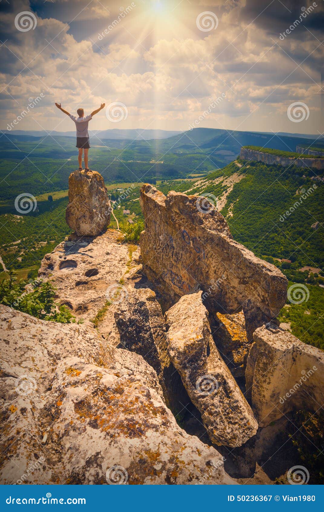 Human and mountain_1 stock image. Image of morning, rural - 50236367