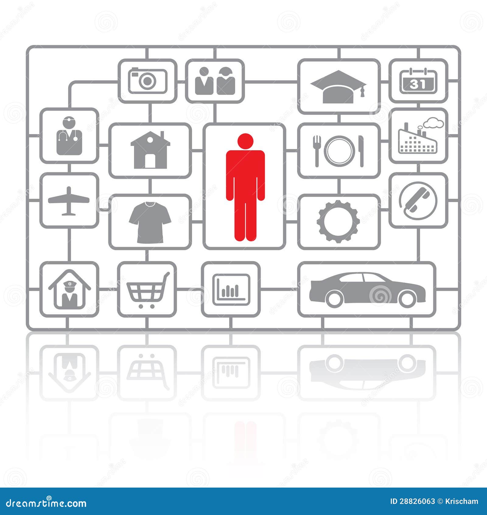 Human Needs Icons Recolor Set Cartoon Vector | CartoonDealer.com #212388439