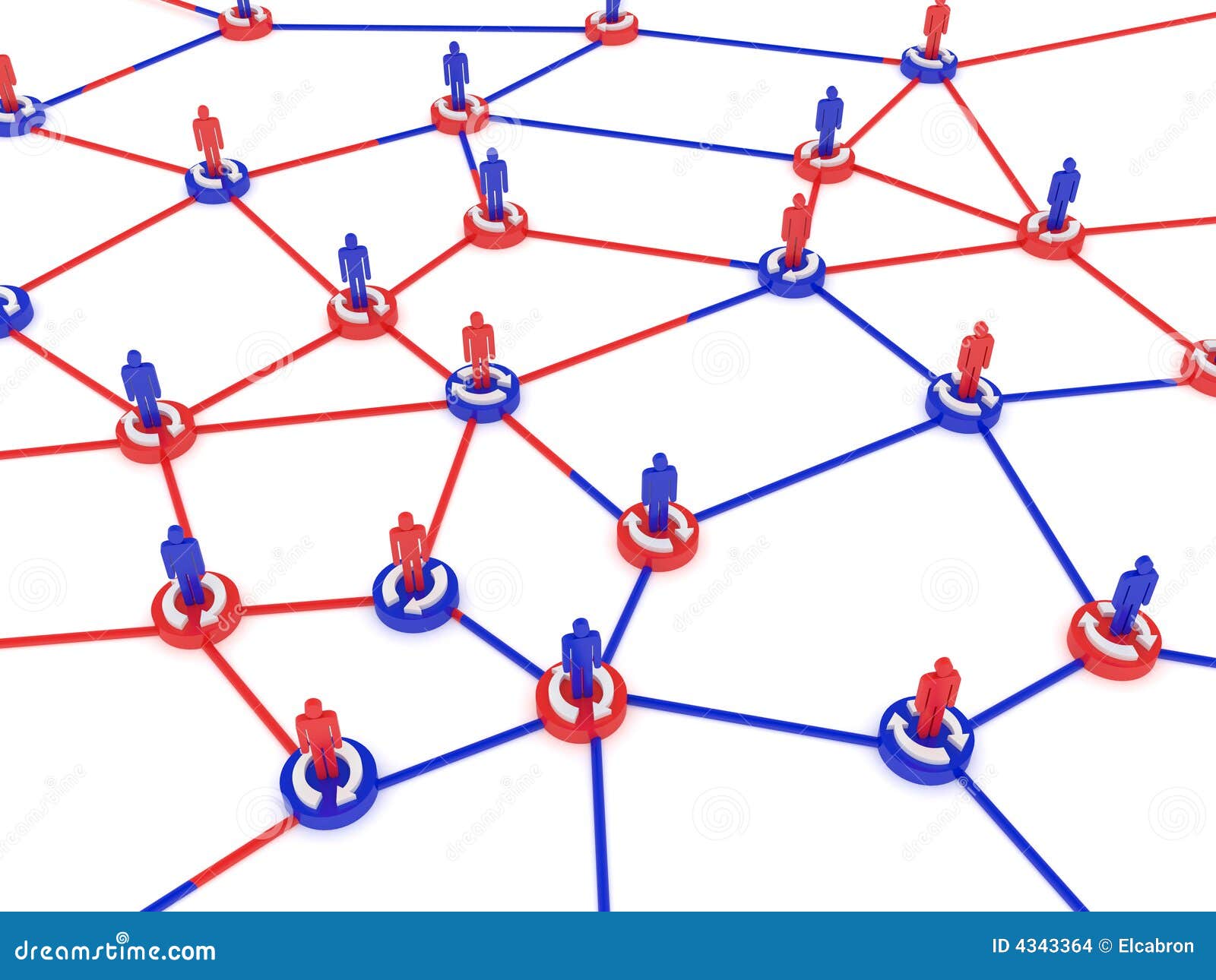 Human network stock illustration. Illustration of togetherness - 4343364