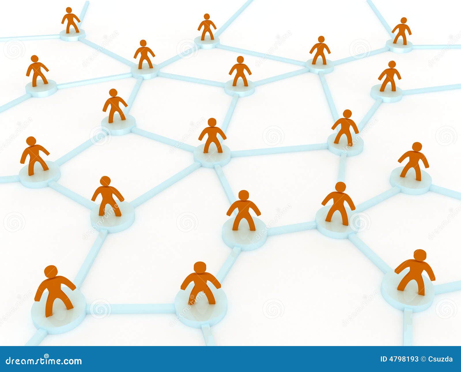 Human network stock illustration. Illustration of collaboration - 4798193