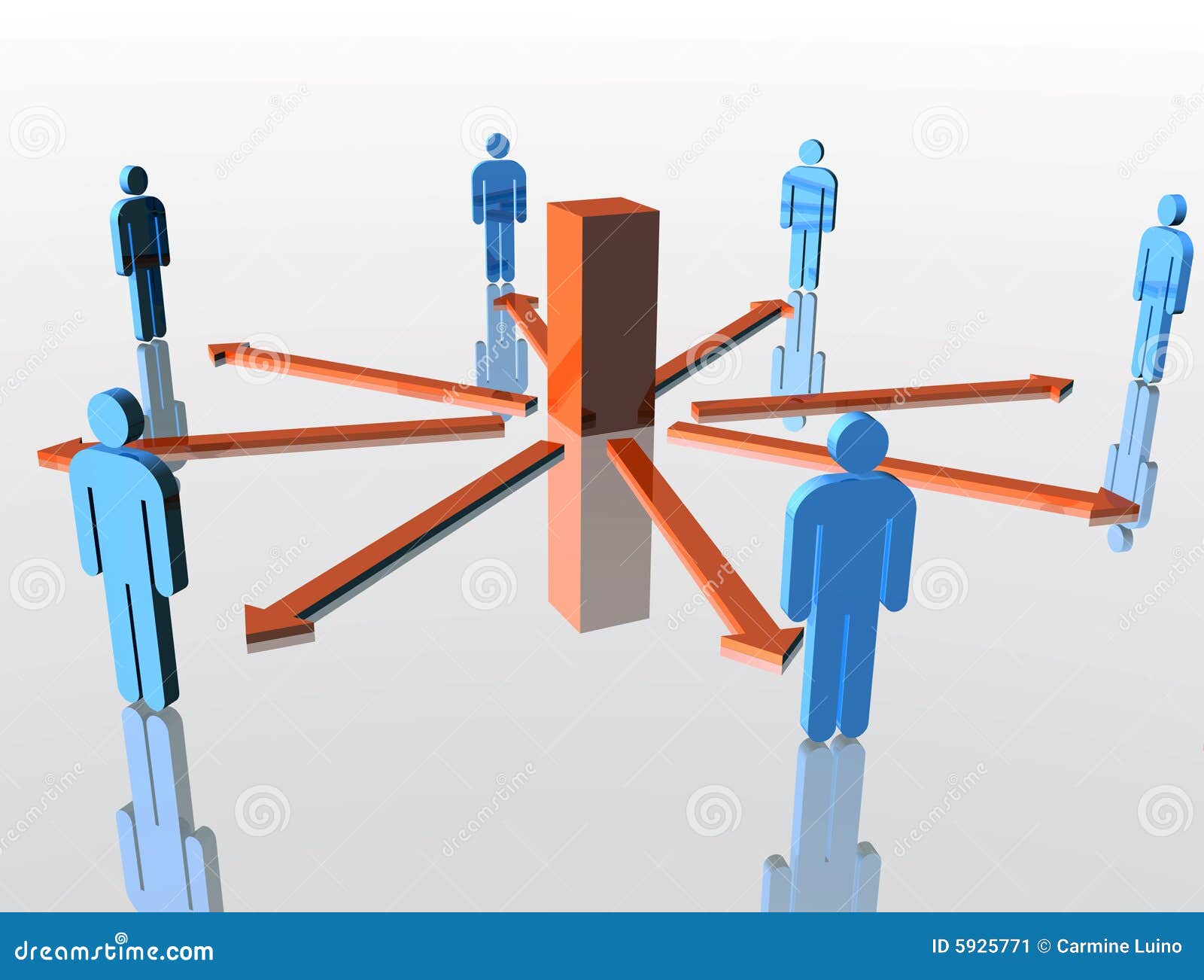 Human Network stock illustration. Illustration of modern - 5925771