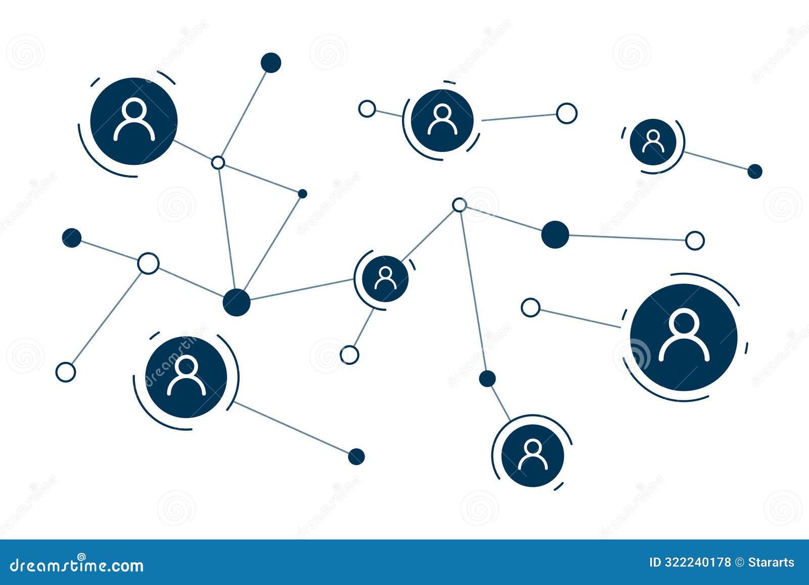 Human Networking Web Contact Background for Social Marketing Stock ...