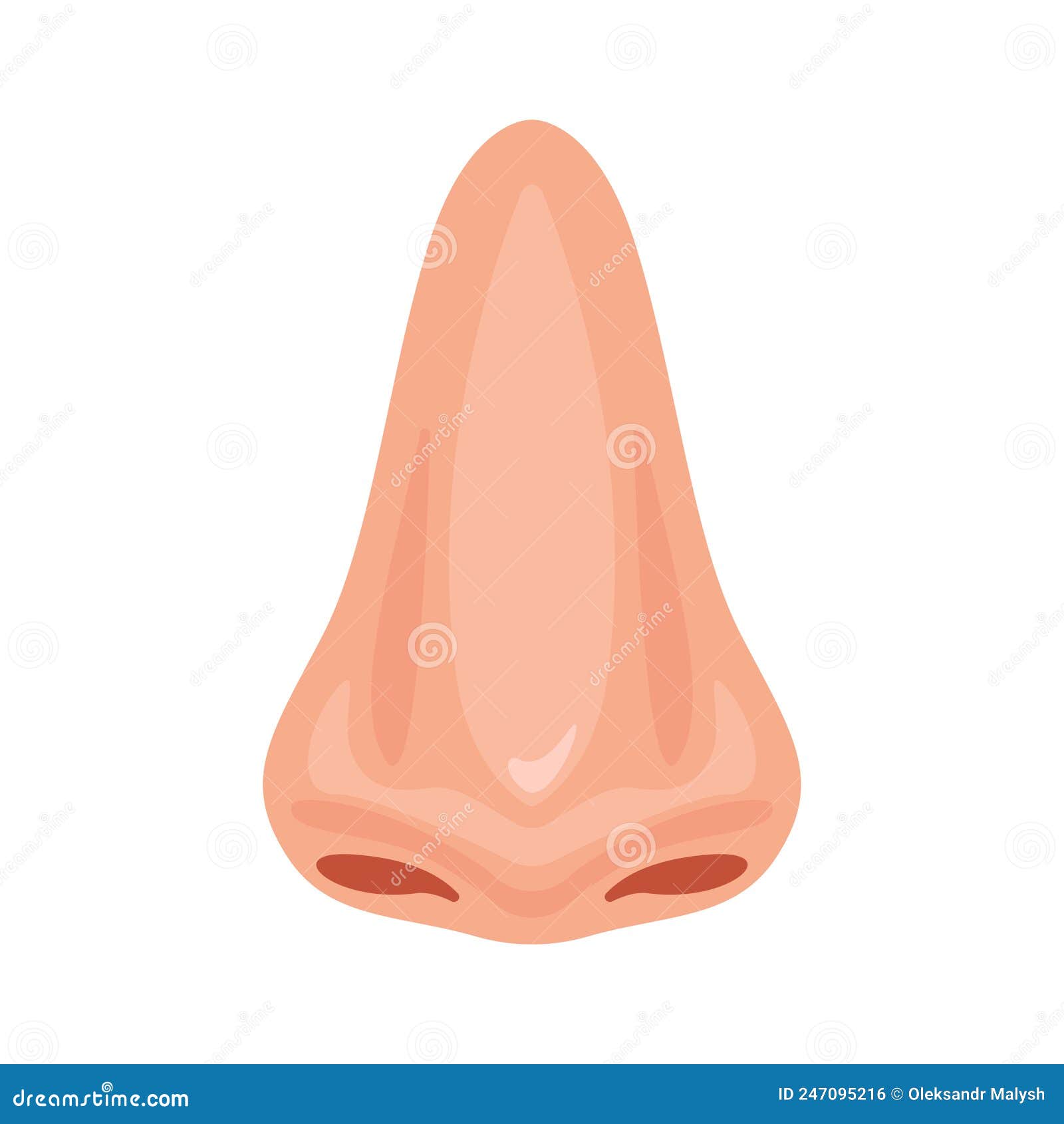 Human Nose Nasal Icon Vector Illustration Design Stock Vector ...