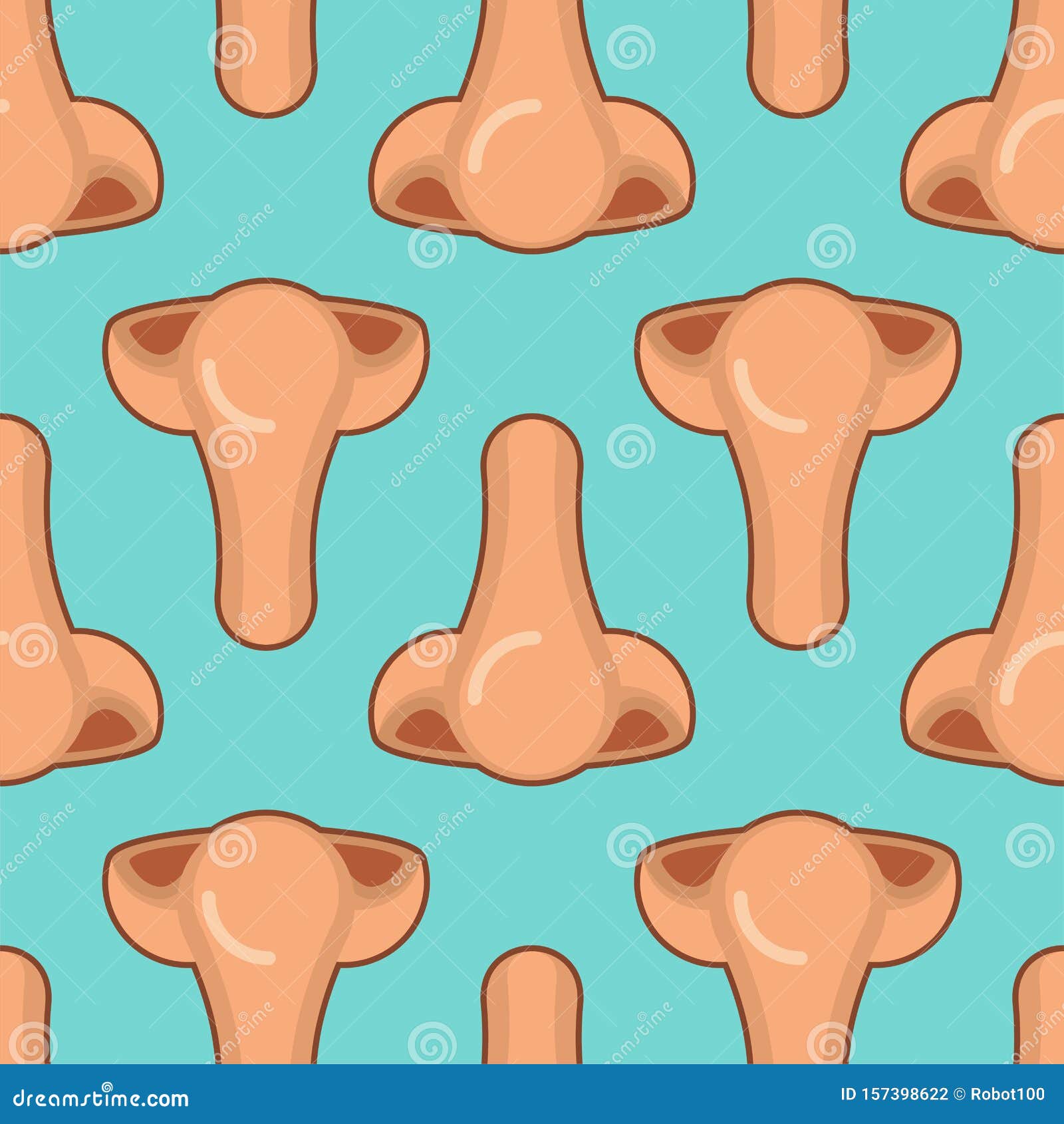 Eye Doodles And Nose Hand Drawing . Open And Winking Eyes. Stock ...