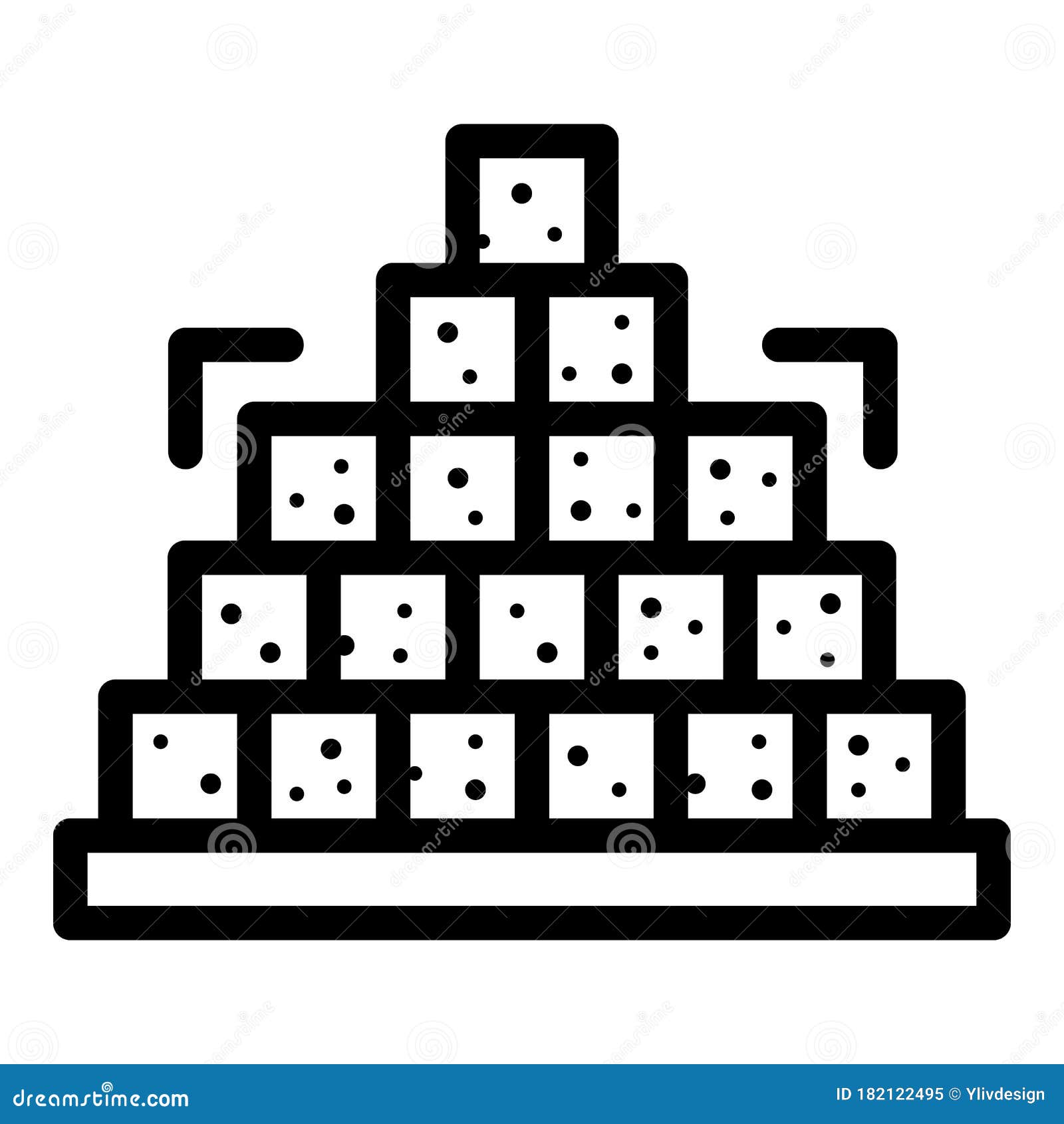 Human Nutrition Icon, Outline Style Stock Vector - Illustration of ...