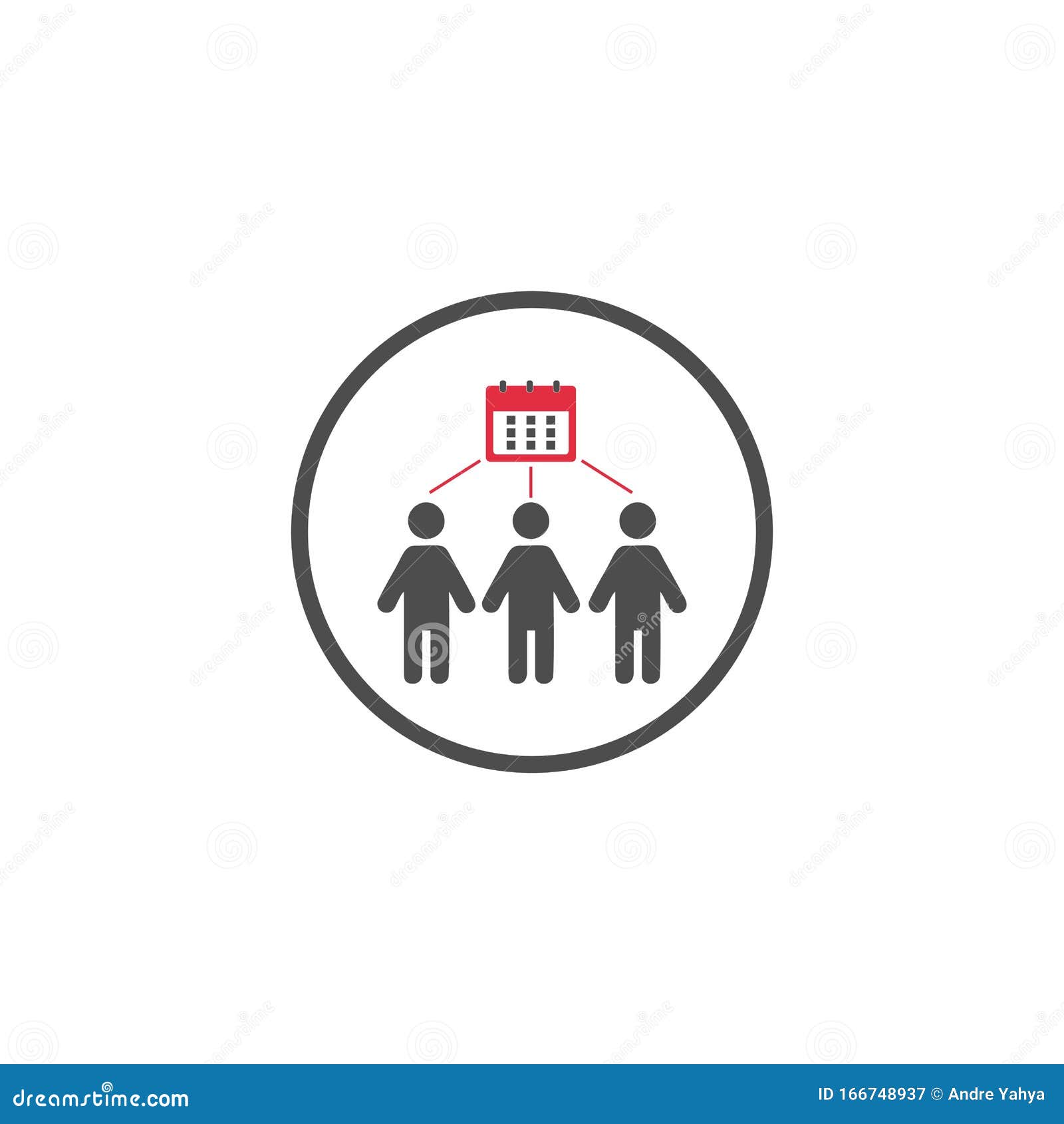 Human Office Calender Logo Design Template Vector Stock Illustration ...