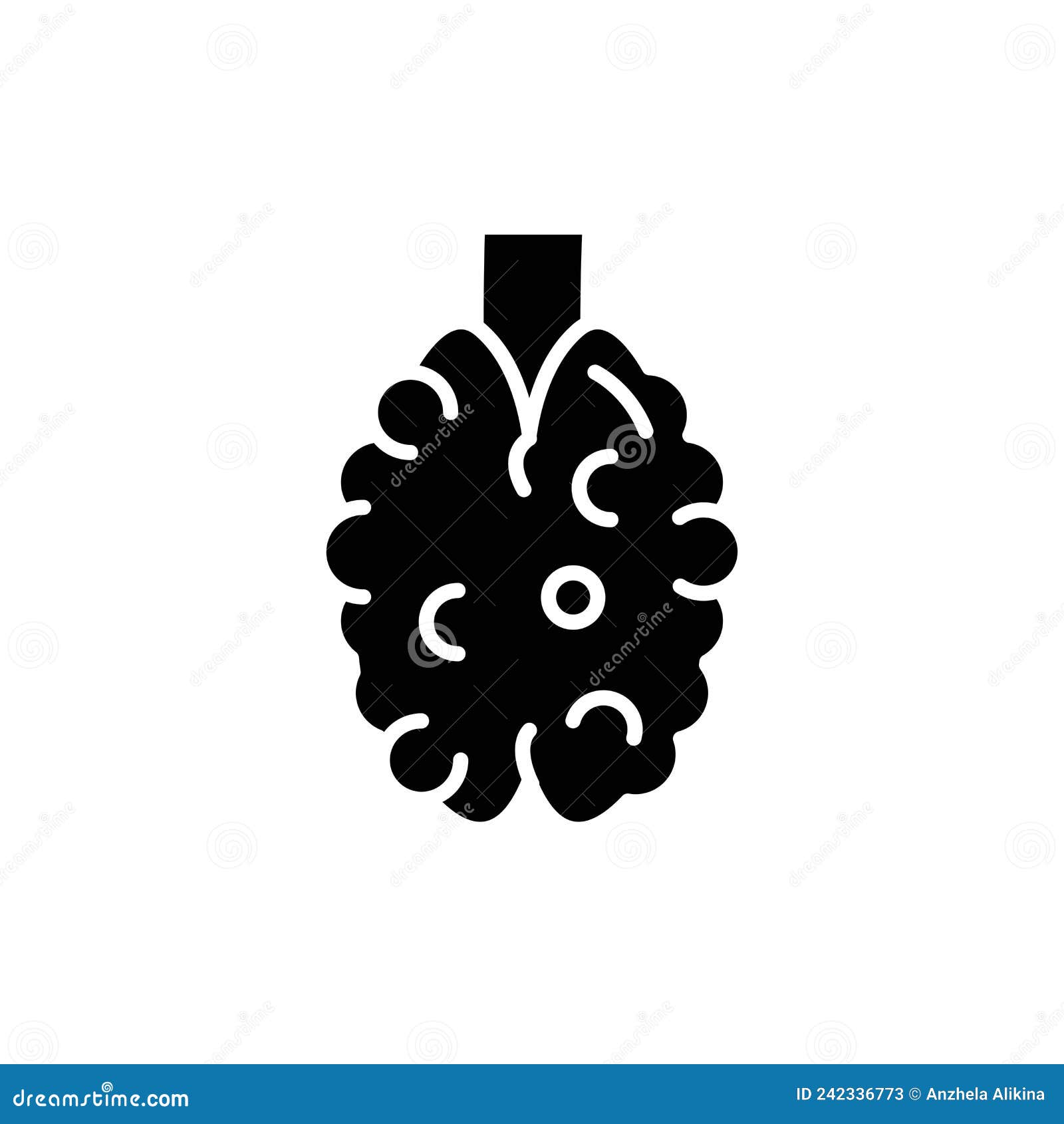 Human Organ Parathyroid Gland Line Icon. Isolated Vector Element. Stock ... Human Organ Parathyroid Gland Line Icon. Isolated Vector Element. Stock ...