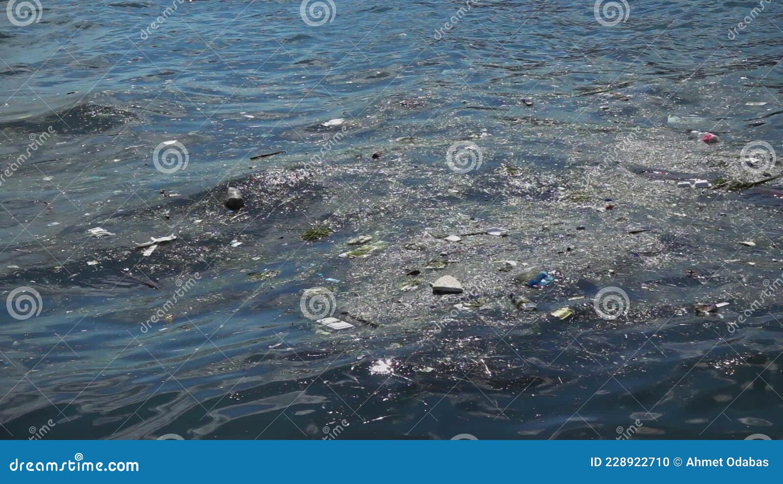 Human Originated Garbage in the Stream Stock Footage - Video of garbage ...