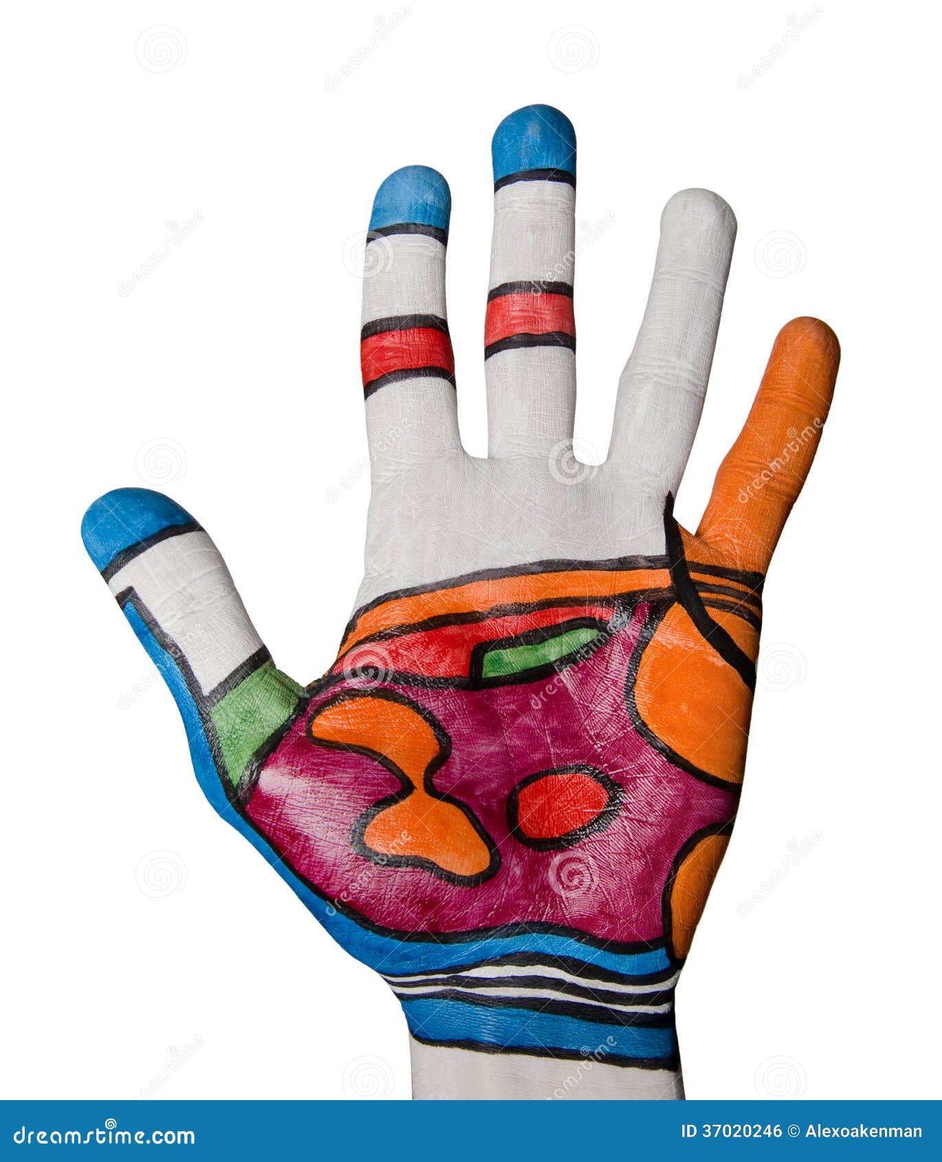 Human Palm with Acupuncture Scheme Stock Photo - Image of care ...