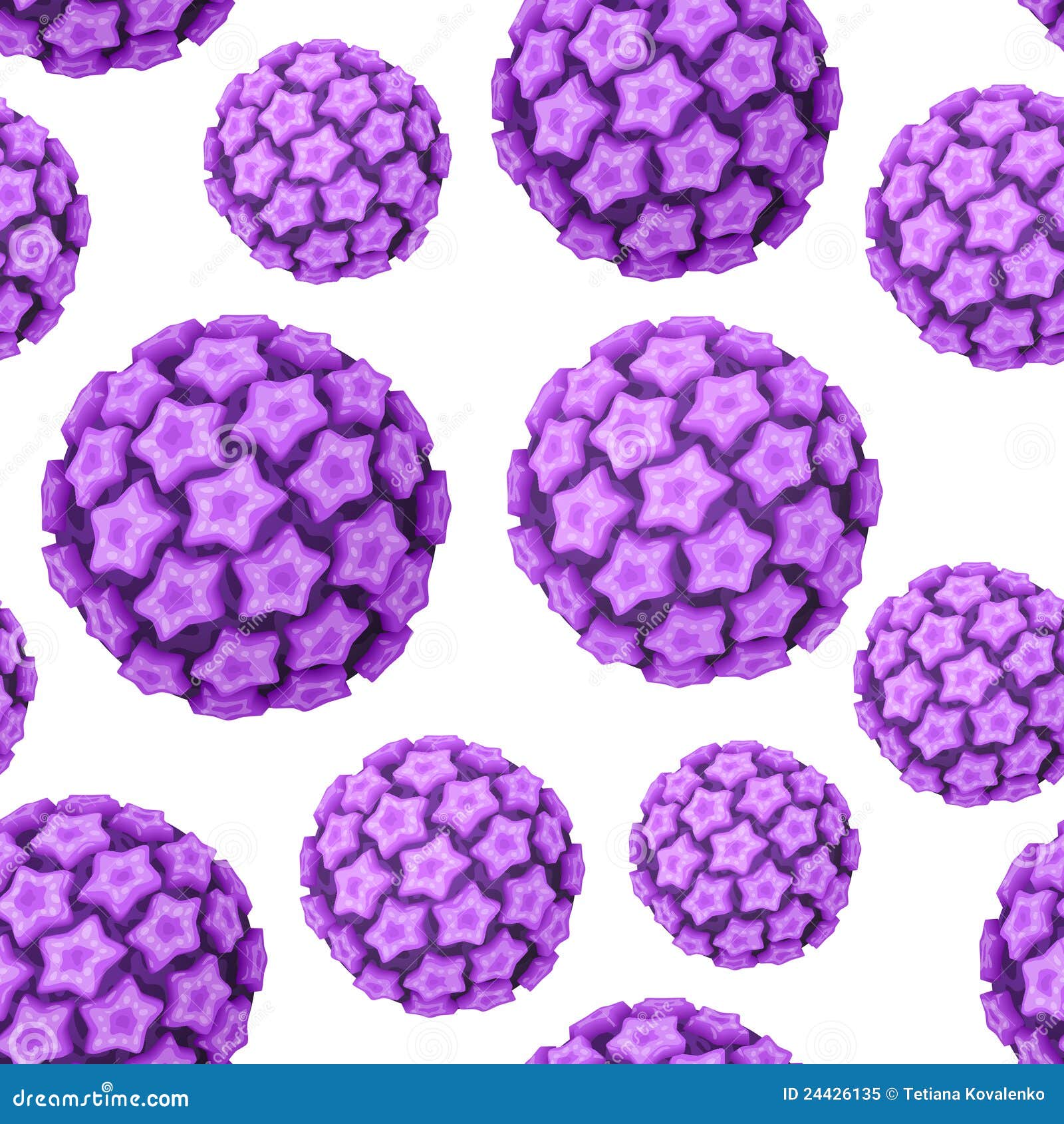 Human papillomavirus (HPV) stock vector. Illustration of biology - 24426135