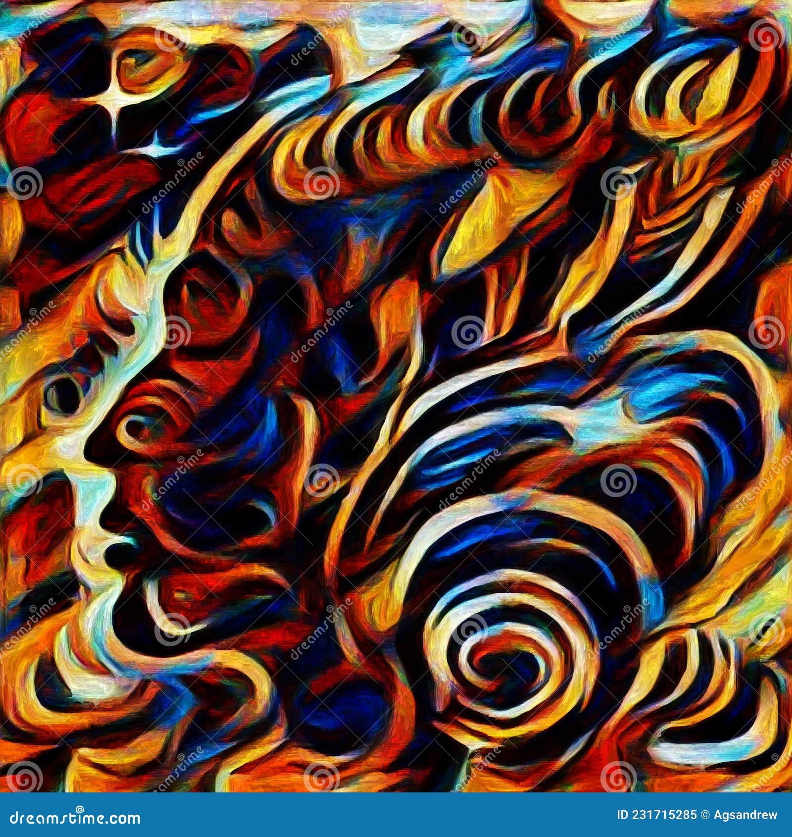 Human Pattern stock image. Image of individual, brushstroke - 231715285