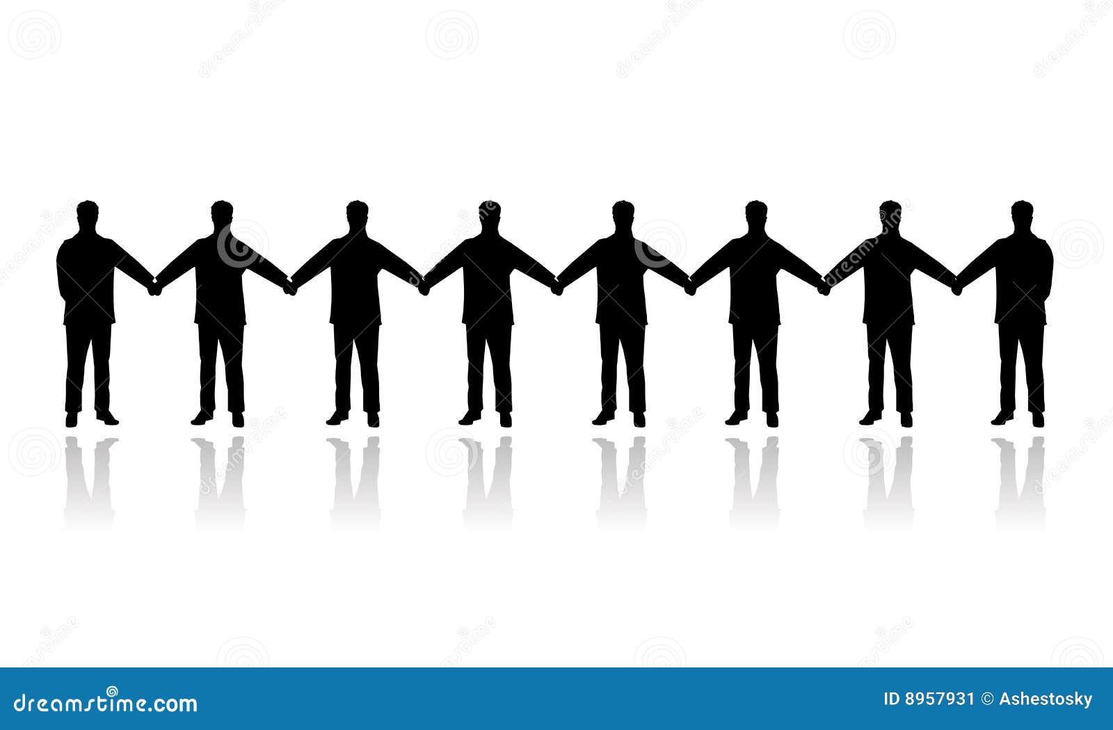 Human people chain vector stock vector. Illustration of hold - 8957931