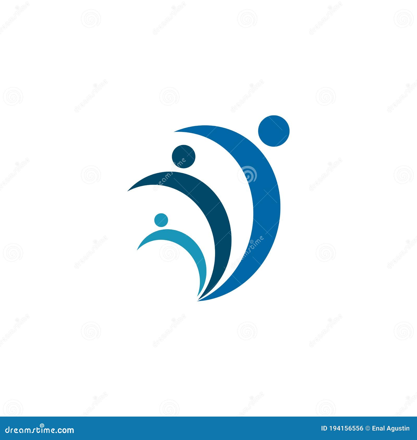 Human or People Icon Logo Design Template Stock Vector - Illustration ...