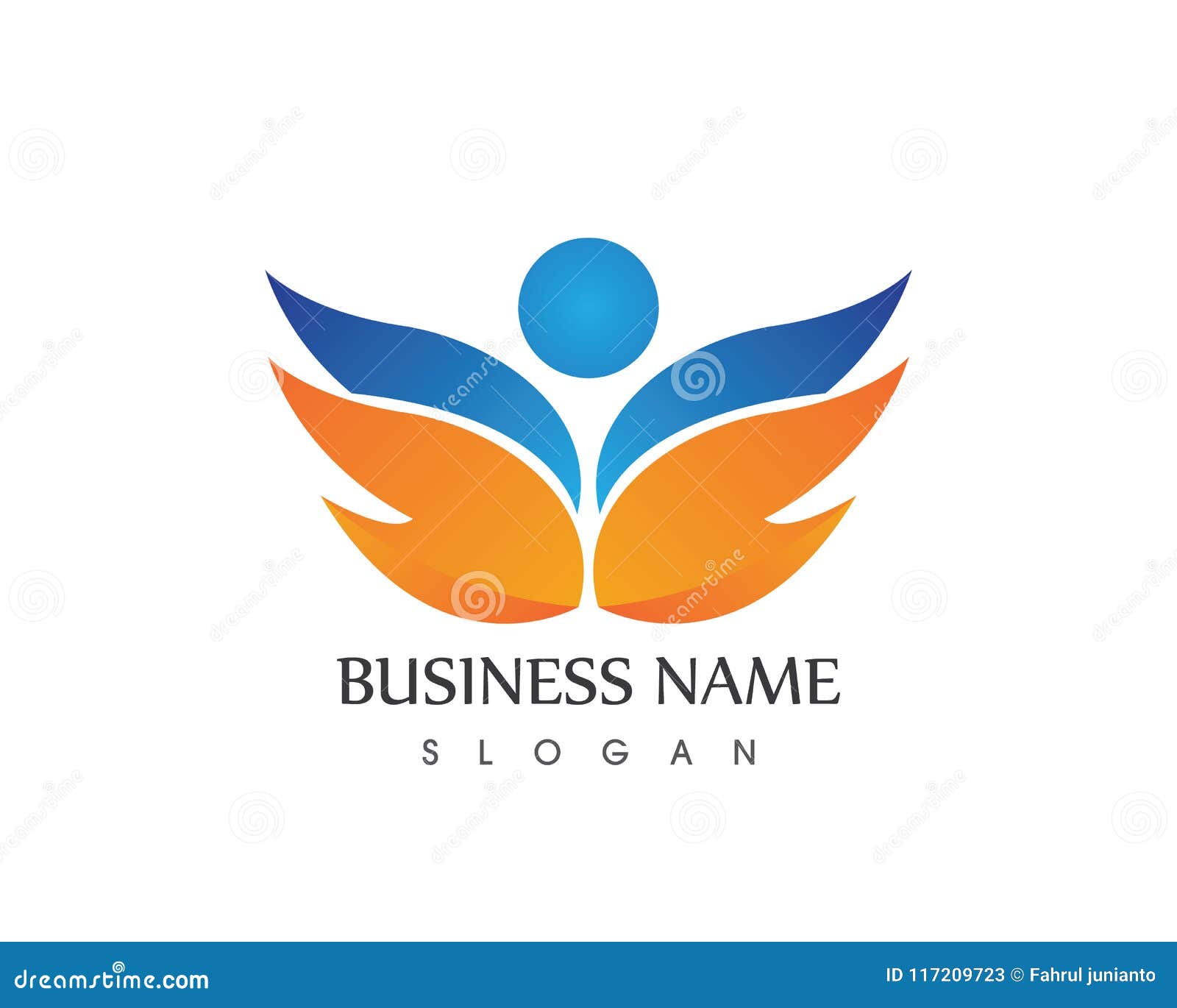 Human people logo template stock vector. Illustration of achievement ...