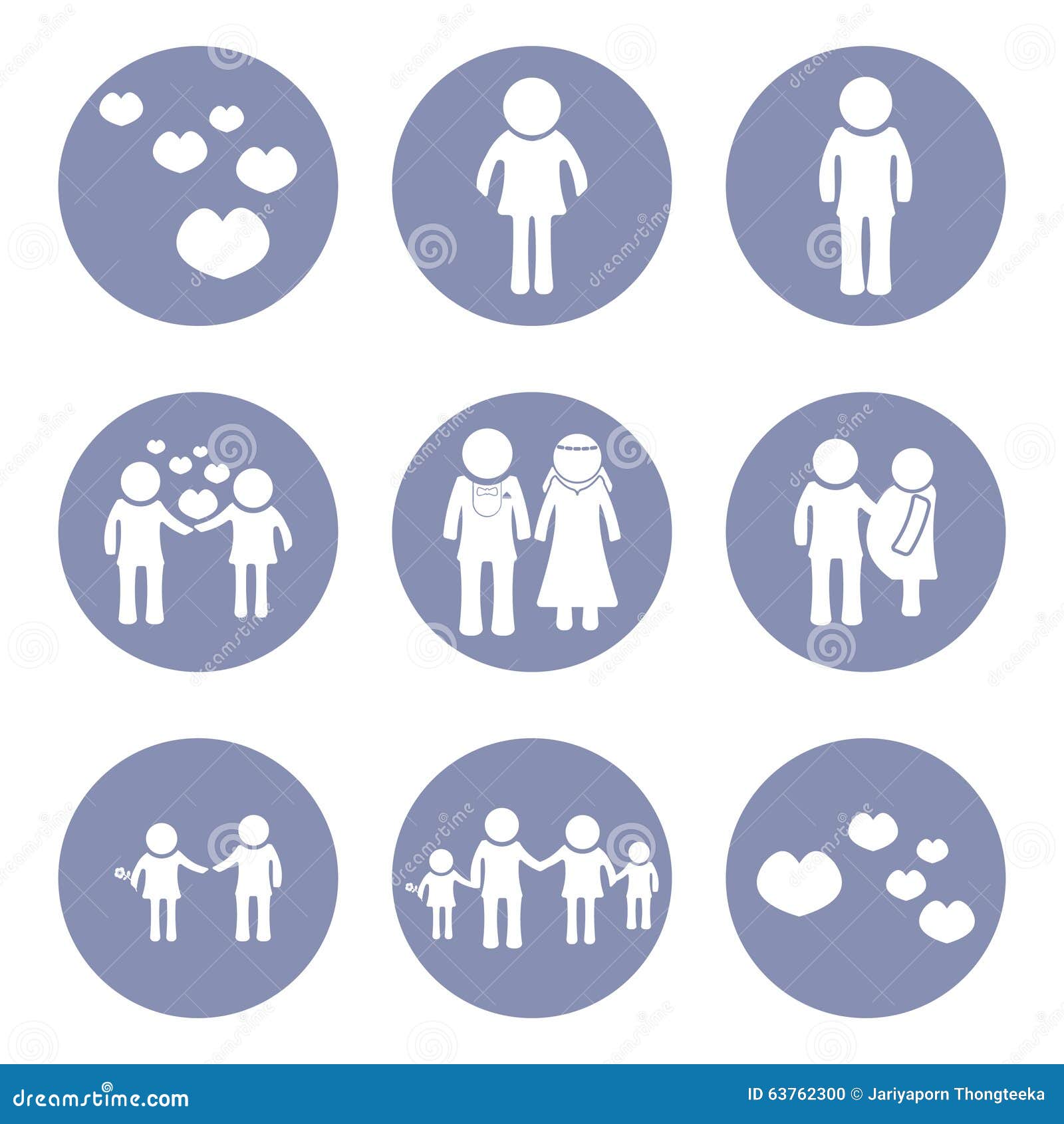 Human or People Pictogram Icon, for Design Presentation in Stock Vector ...