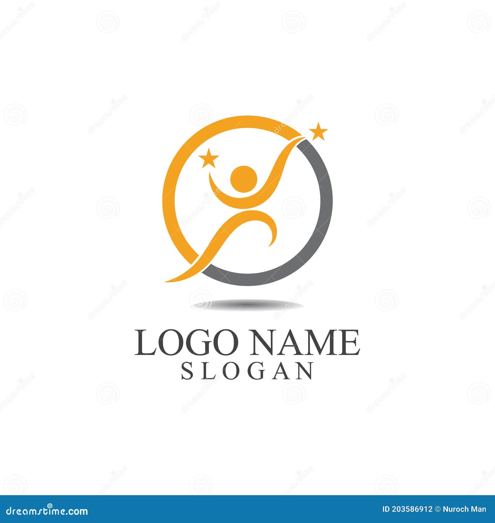 Human People Success People Care Logo and Symbol Template. Stock Vector ...