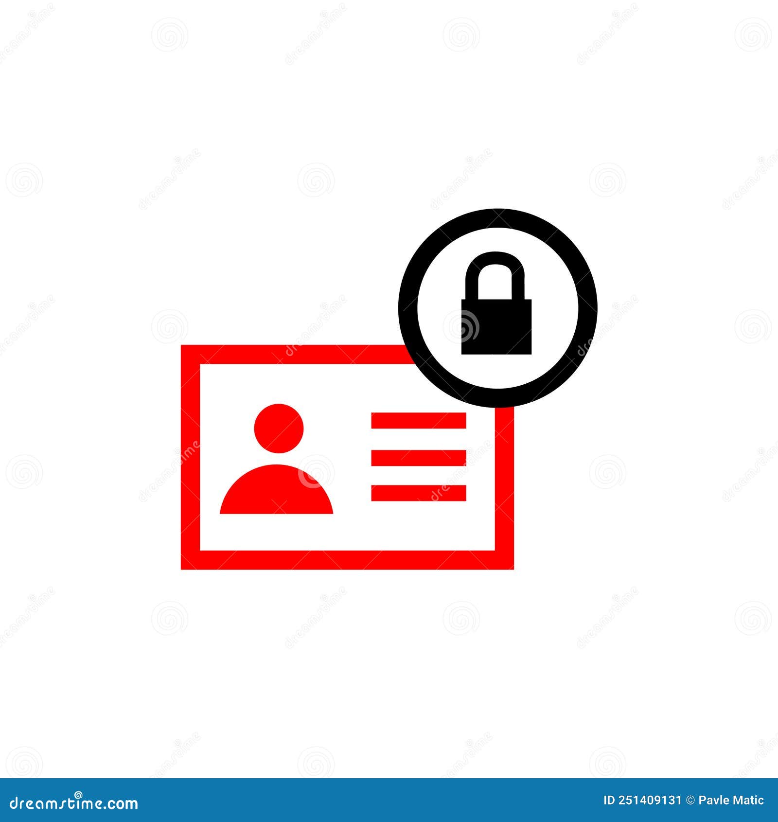 Data Protection Icon Isolated on White Background Stock Vector ...