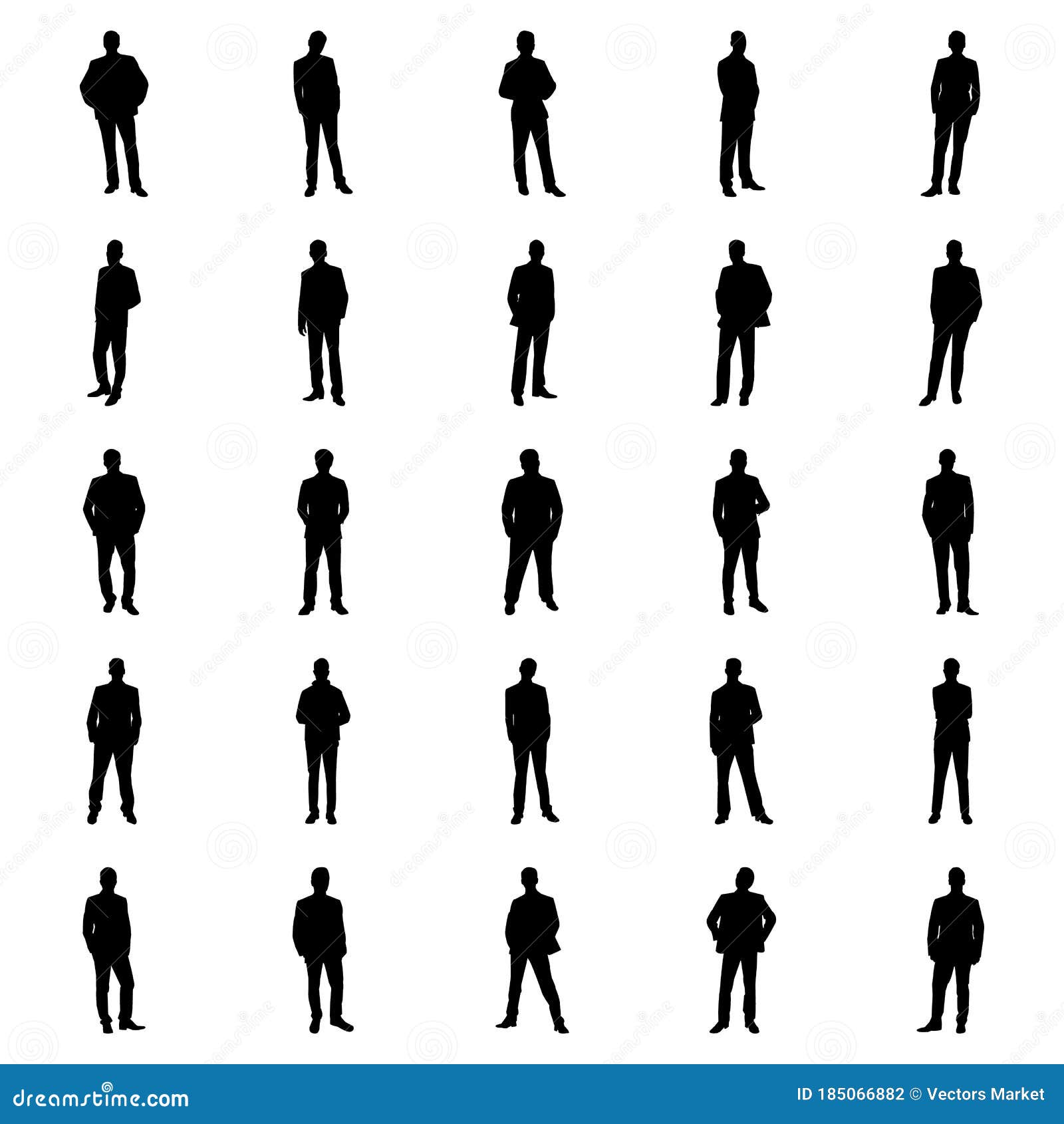 Human Pictograms Set stock vector. Illustration of women - 185066882