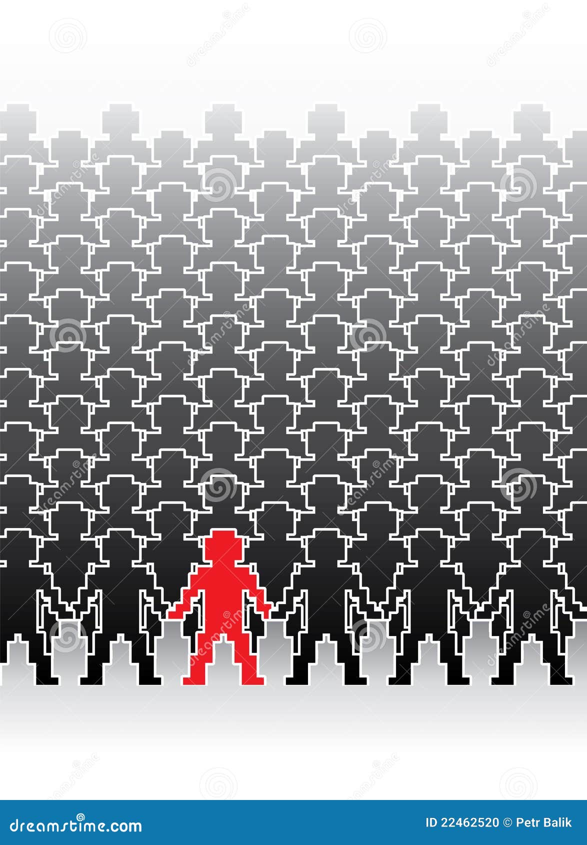 Human pixel figures stock illustration. Illustration of human - 22462520