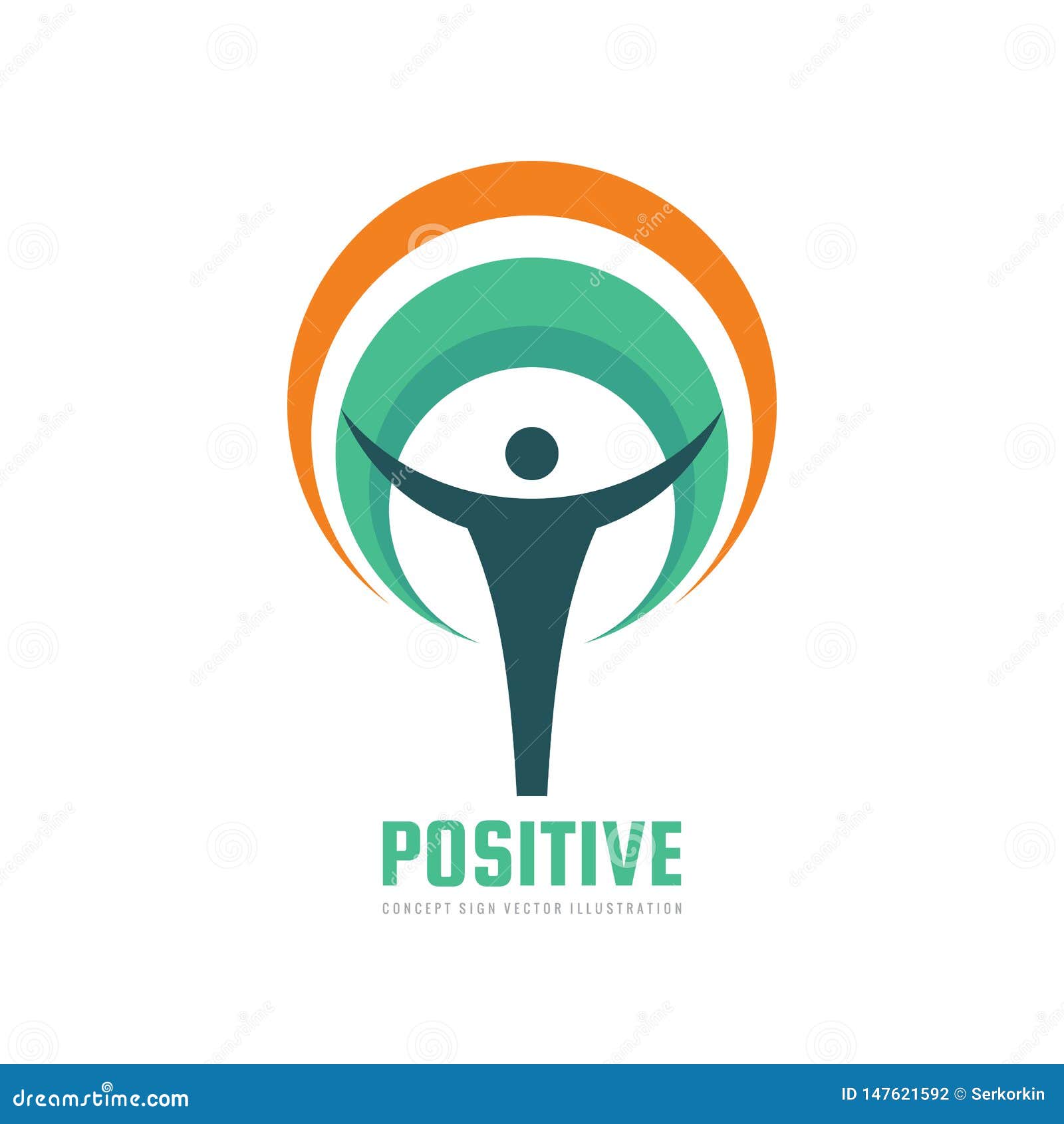 Human Positive Business Logo Design. People Vector Icon Stock Vector ...
