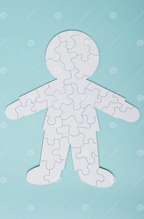 The human puzzle stock photo. Image of health, testing - 2165294