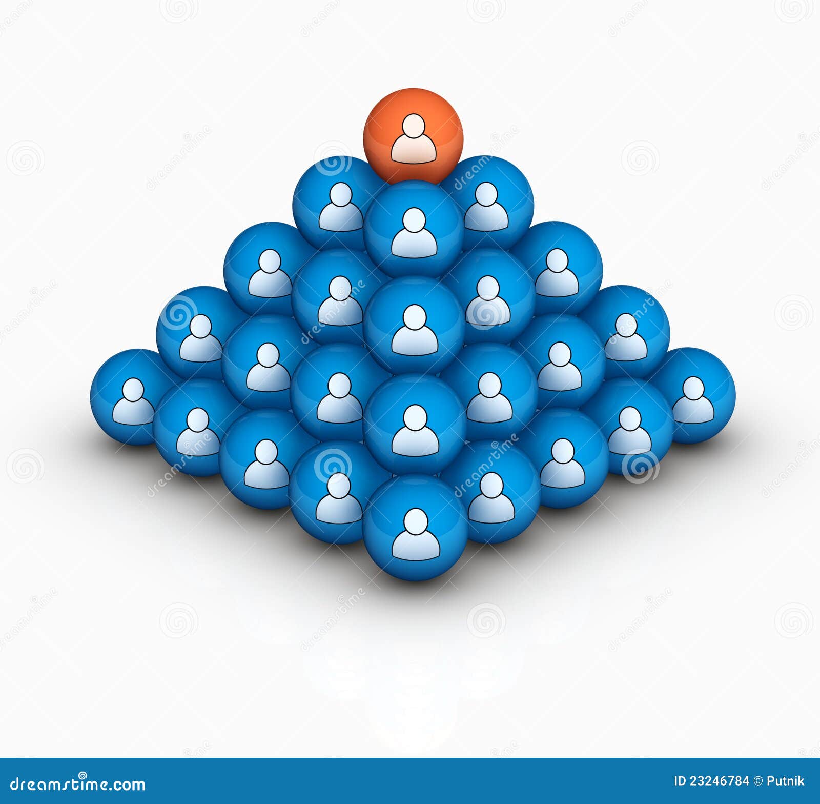 Human pyramid stock illustration. Illustration of achievement - 23246784
