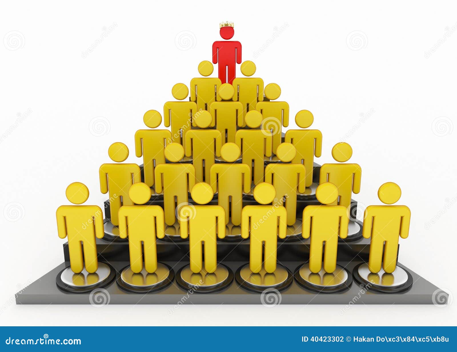 Human Pyramid Of Diverse Paper Cut-outs Embodies The Power Of Teamwork ...