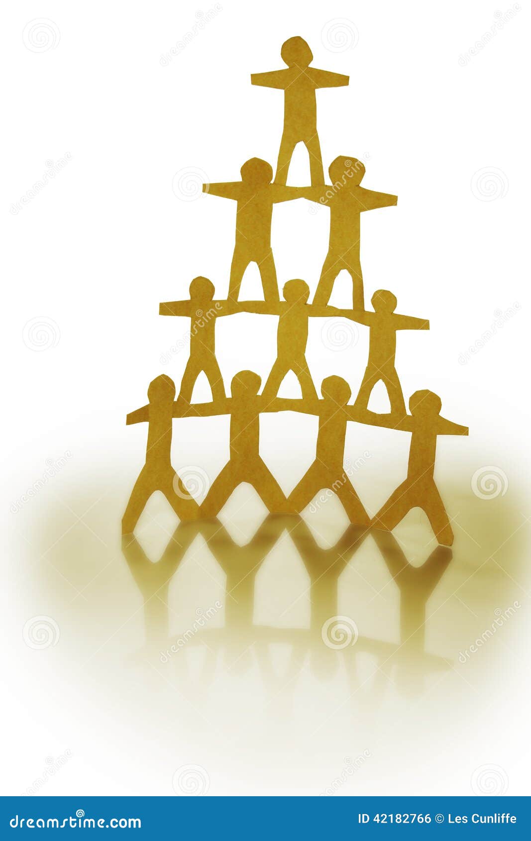 Human pyramid stock photo. Image of partnership, group - 42182766