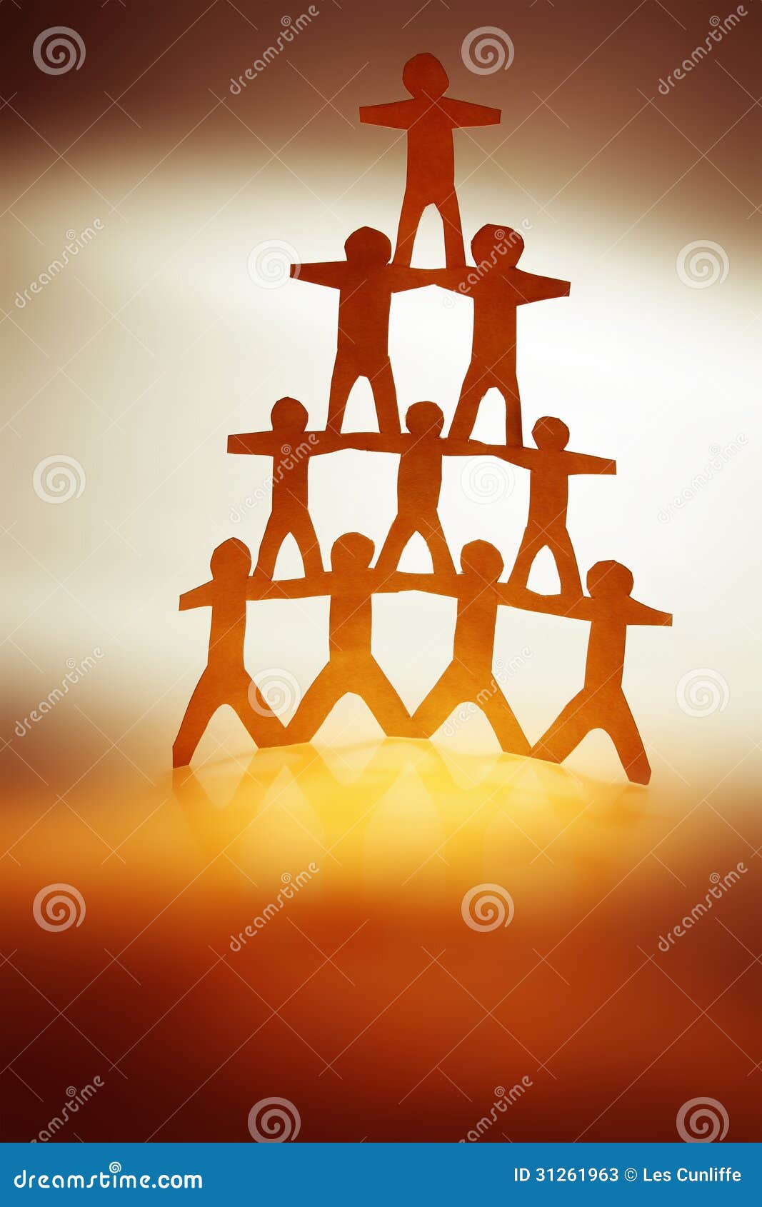 Human Pyramid Stock Image | CartoonDealer.com #31261963