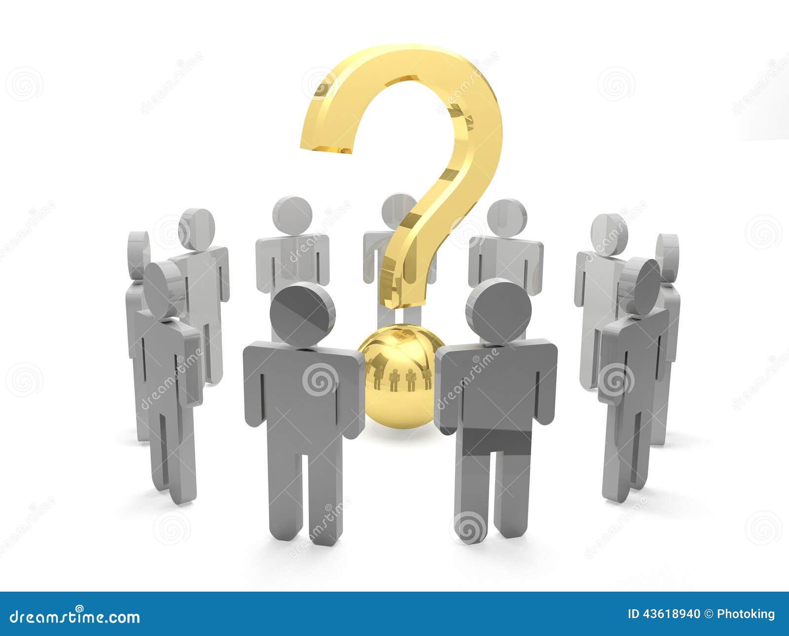 Human and a question stock illustration. Illustration of abstract ...