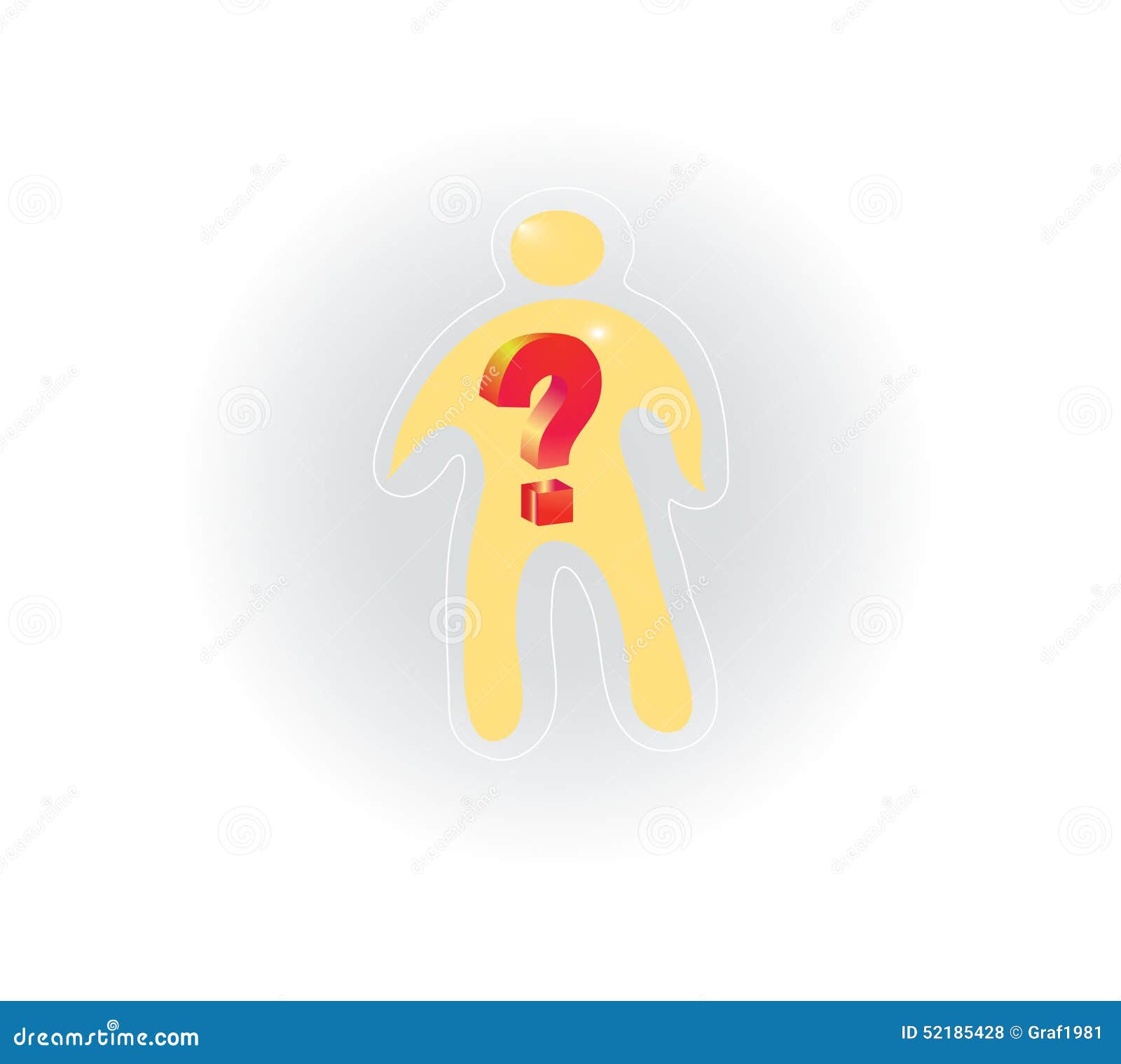 3d Human Question Mark Red Royalty-Free Stock Image | CartoonDealer.com ...