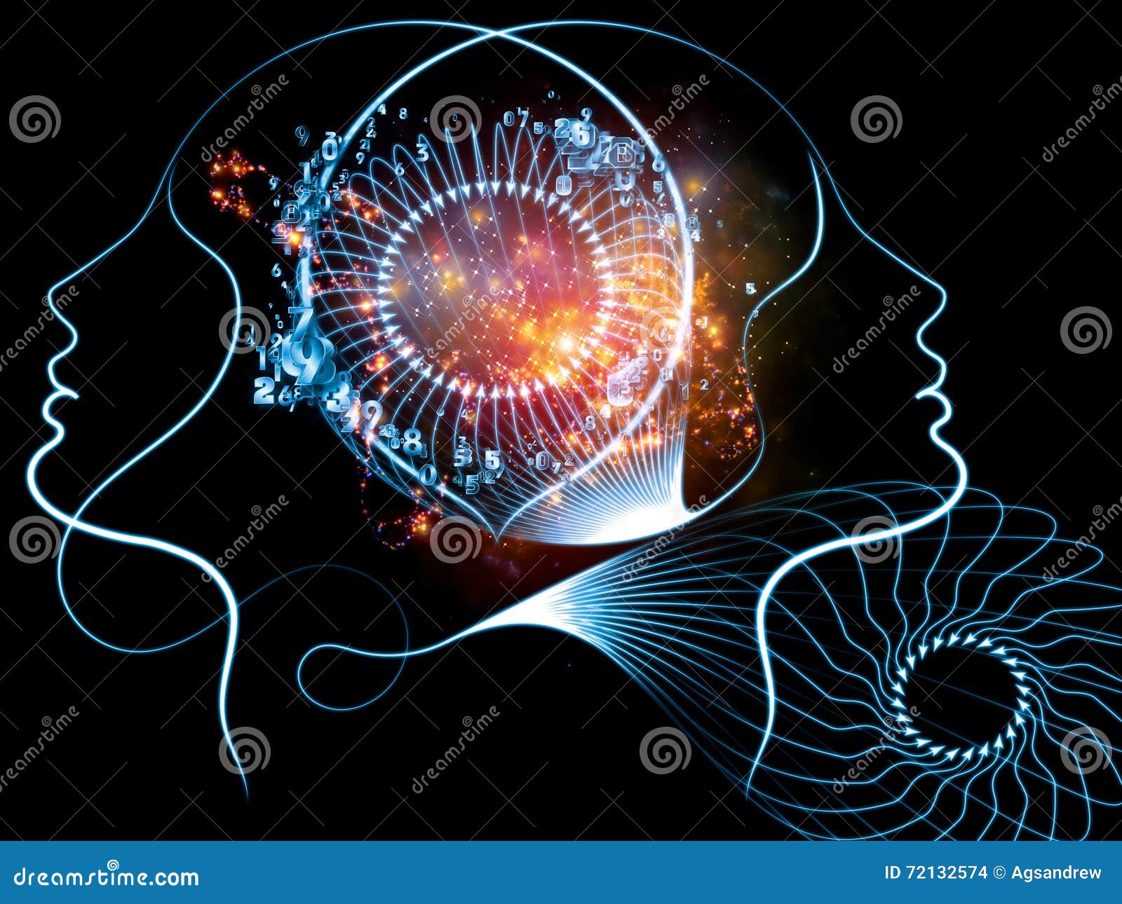 Human Reality stock photo. Image of idea, hair, head - 72132574