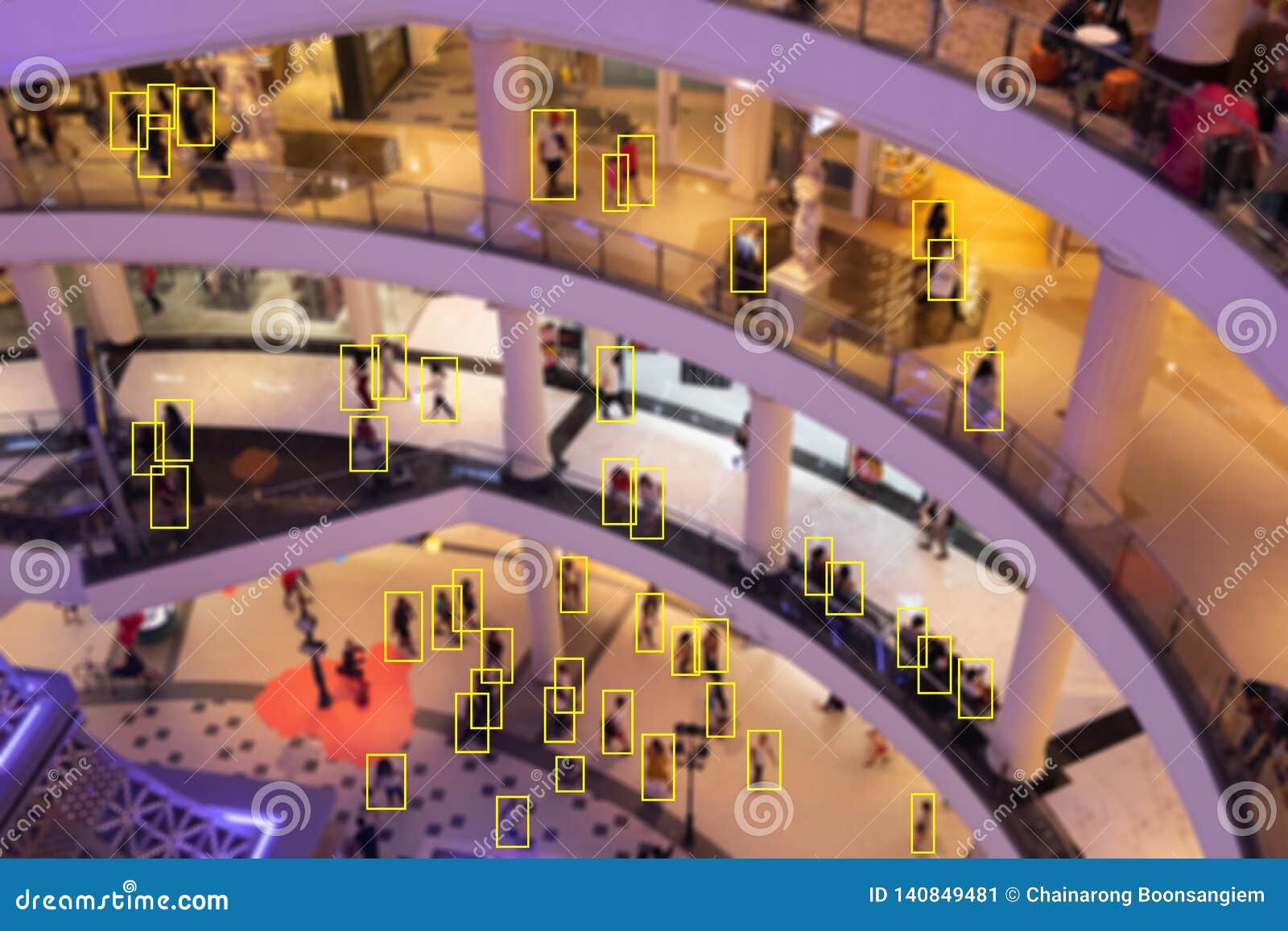 Human Recognition Via Deep Learning Concept Stock Image - Image of ...