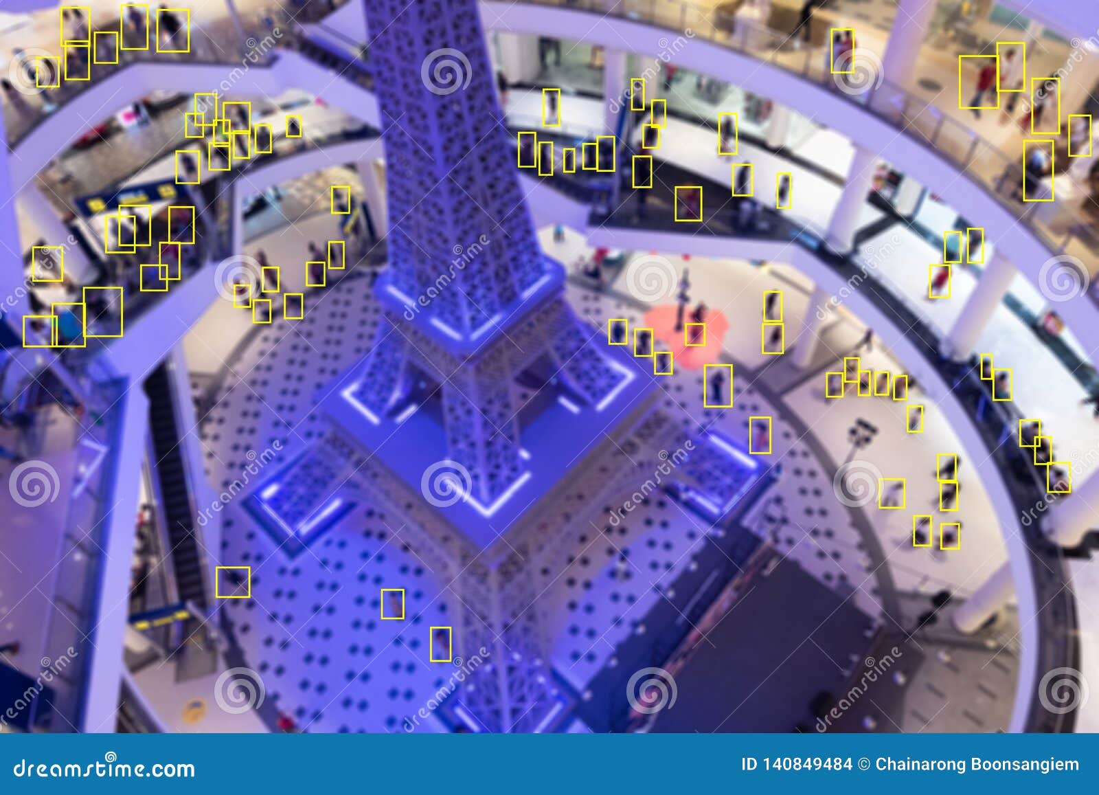 Human Recognition Via Deep Learning Concept Stock Photo - Image of ...