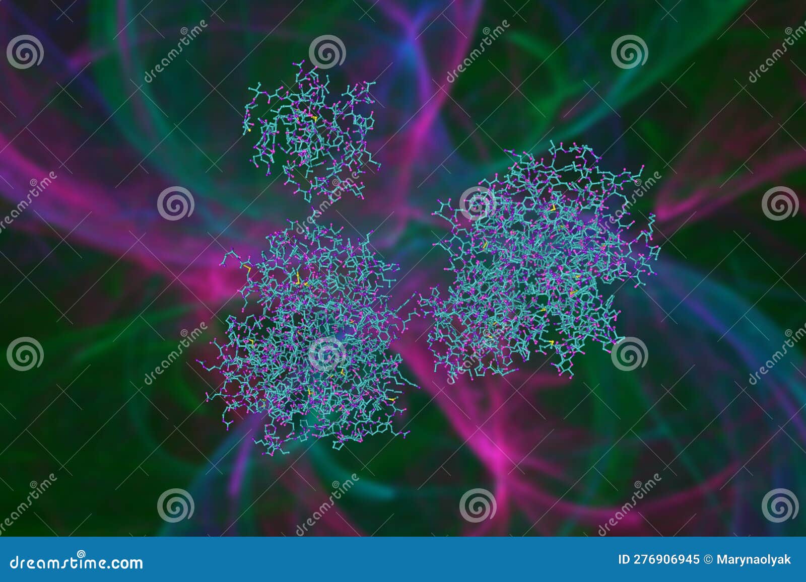 Human Recombinant Gla-domainless Prothrombin Mutant. Molecular Model ...