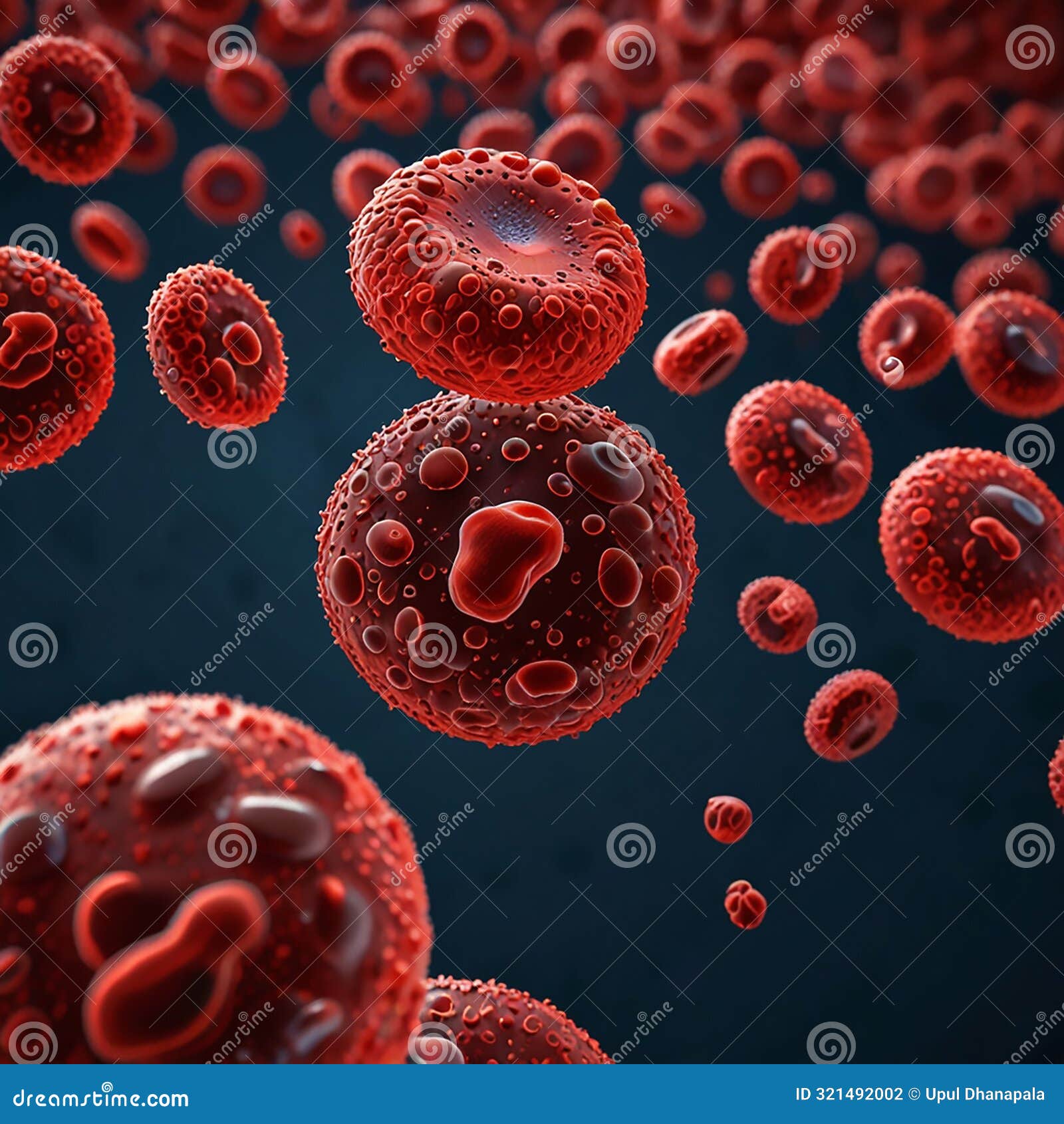 Human red blood cells stock illustration. Illustration of color - 321492002