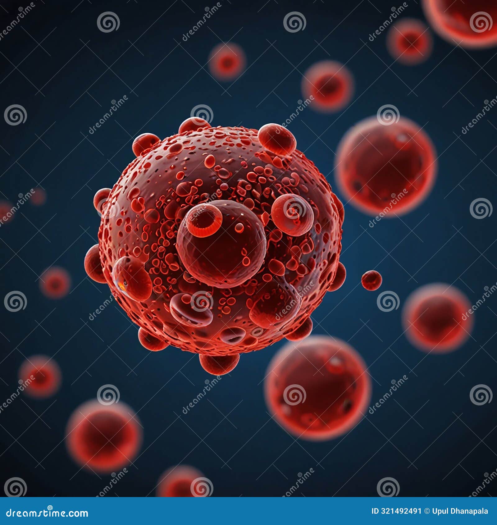 Human red blood cells stock illustration. Illustration of anatomy ...