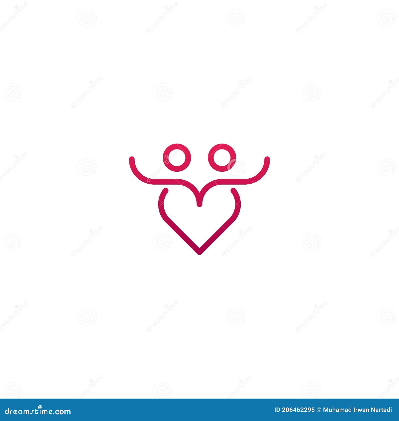 Human Relationship, People Love. Vector Logo Icon Template Stock Vector ...
