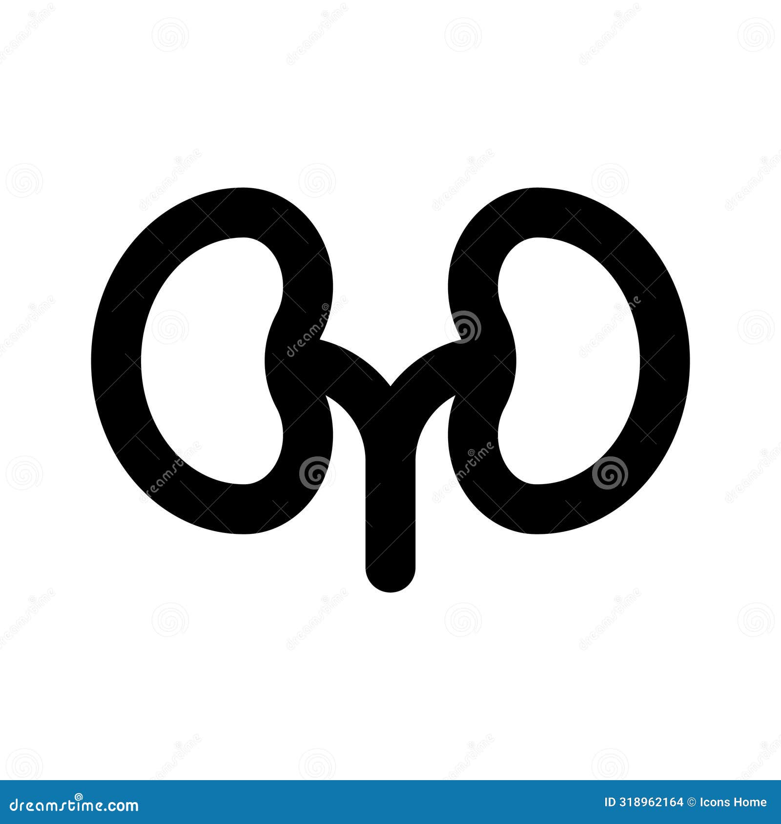 Human Renal System Organ, Human Organ, Icon of Kidneys Stock Vector ...