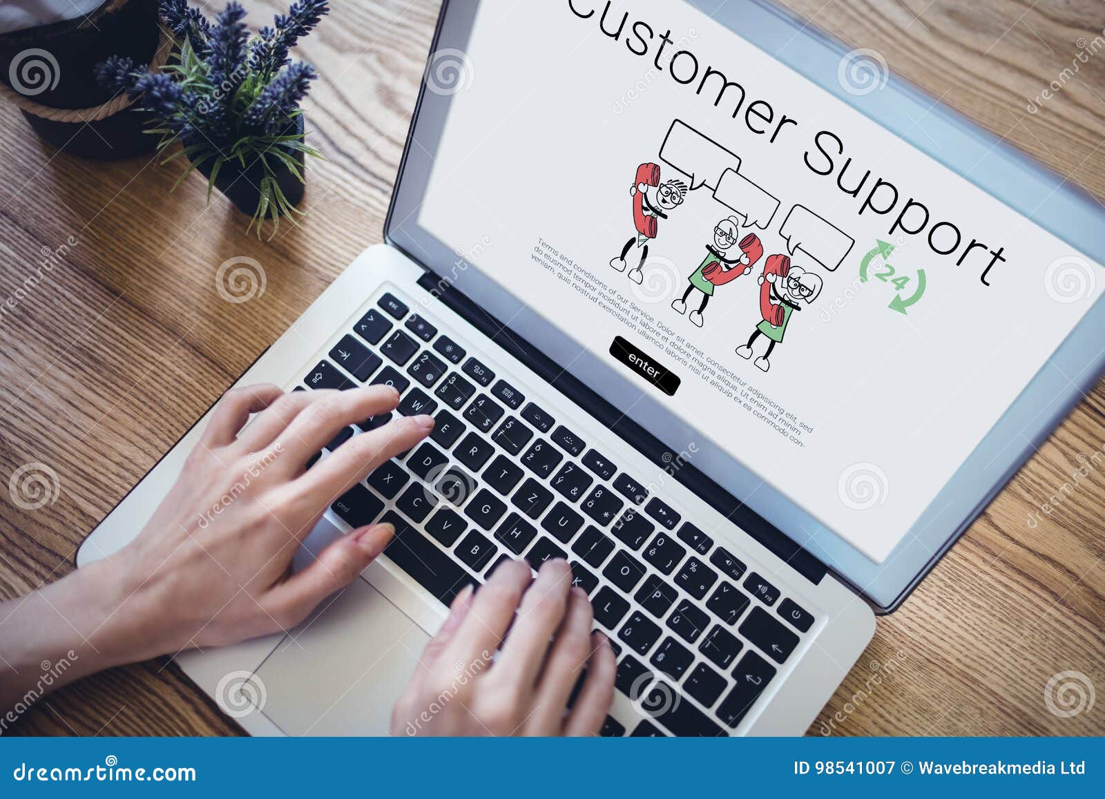 Composite Image of Human Representations with Customer Support Text and ...