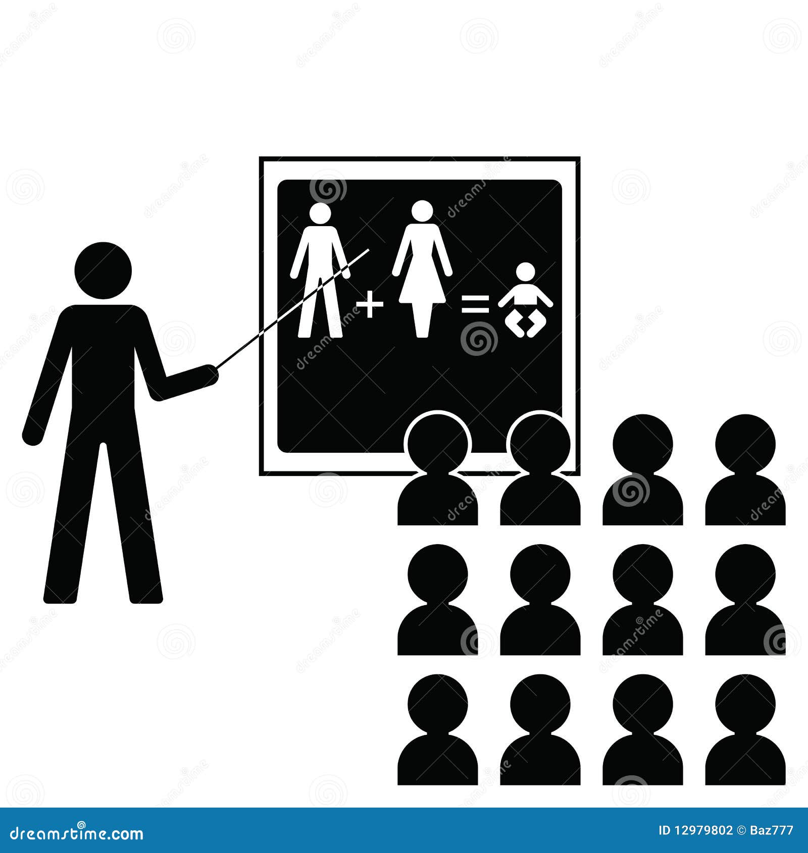 Human reproduction stock vector. Illustration of instruct - 12979802