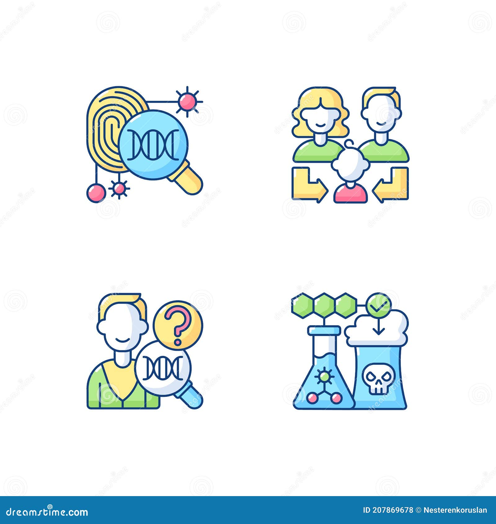 Human Reproduction RGB Color Icons Set Stock Illustration ... Human Reproduction RGB Color Icons Set Stock Illustration ...