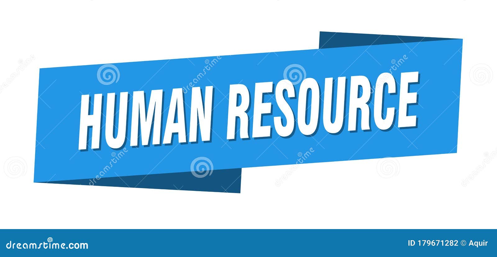 Human Resource Banner Template. Human Resource Ribbon Label Stock ...