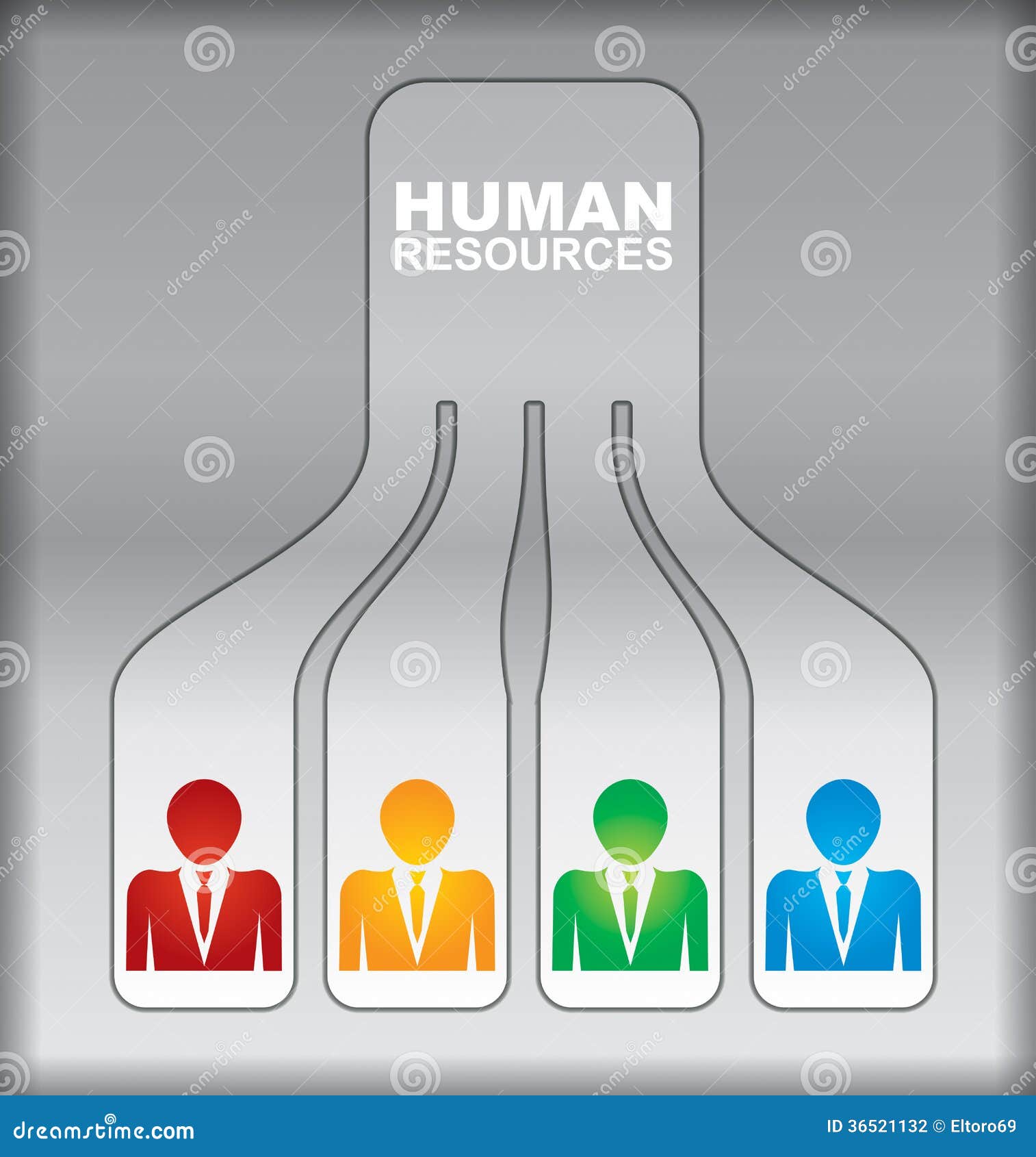 Human resource concept stock illustration. Illustration of human - 36521132