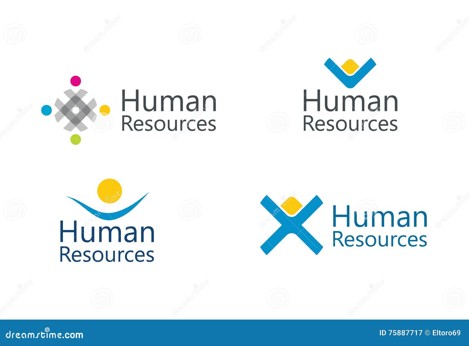 Human resource concept stock vector. Illustration of assistance - 75887717