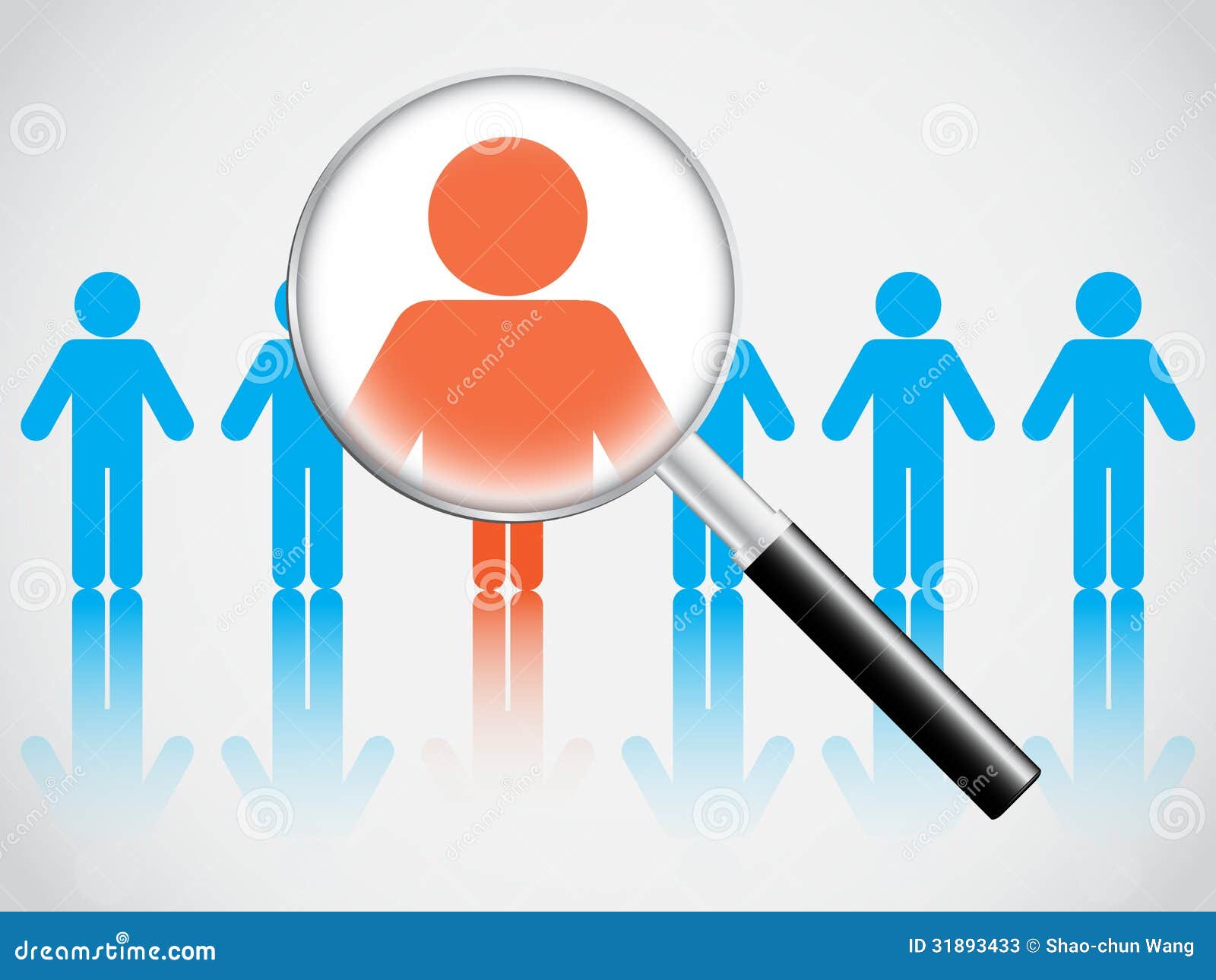 Human resource concept stock vector. Illustration of businessman - 31893433