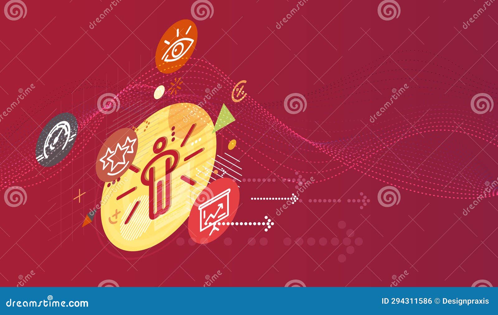 Human Resource - Employee Performance - Illustration Stock Vector ...