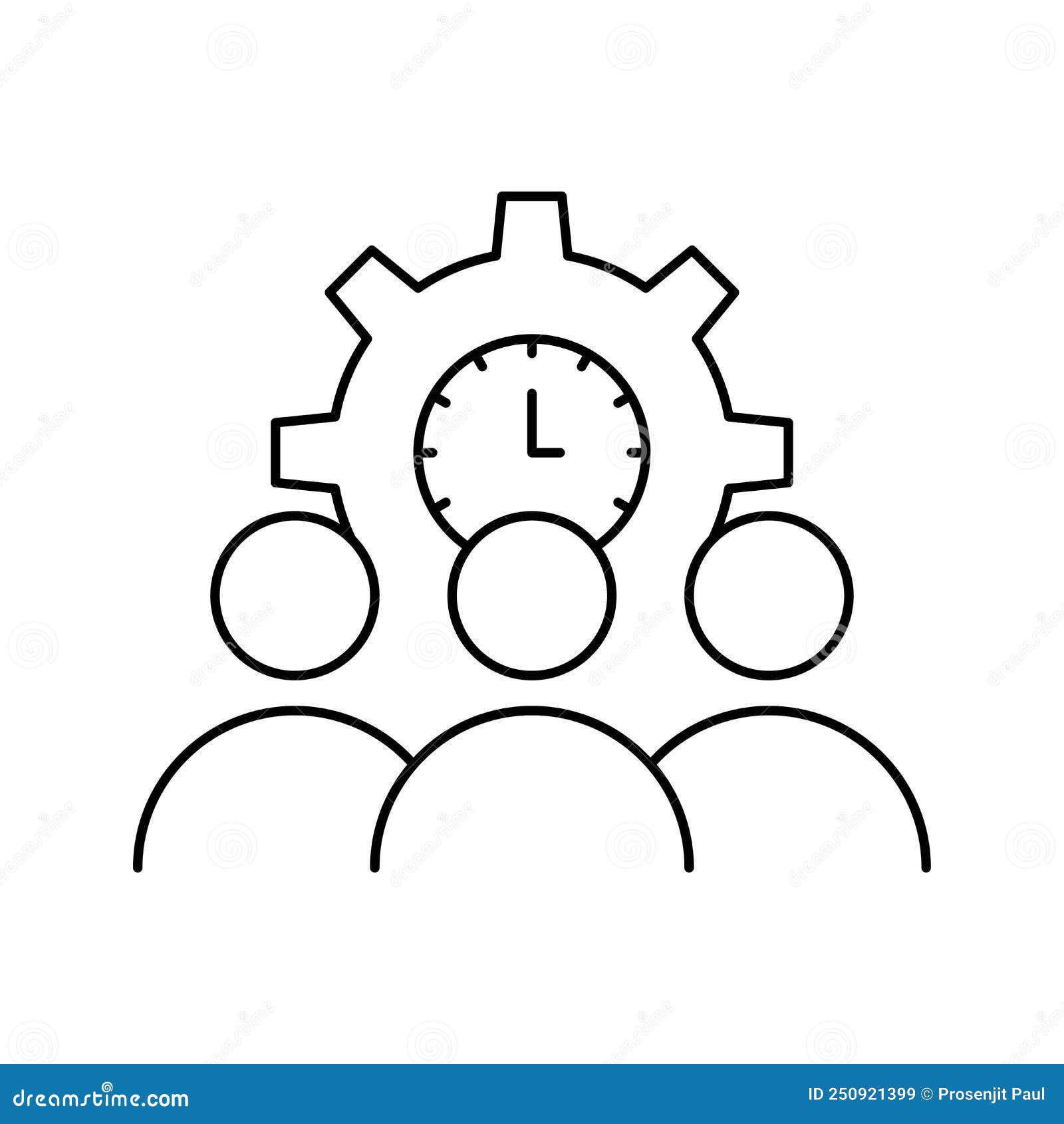 Human Resource Maintenance Icon Stock Vector - Illustration of meeting ...