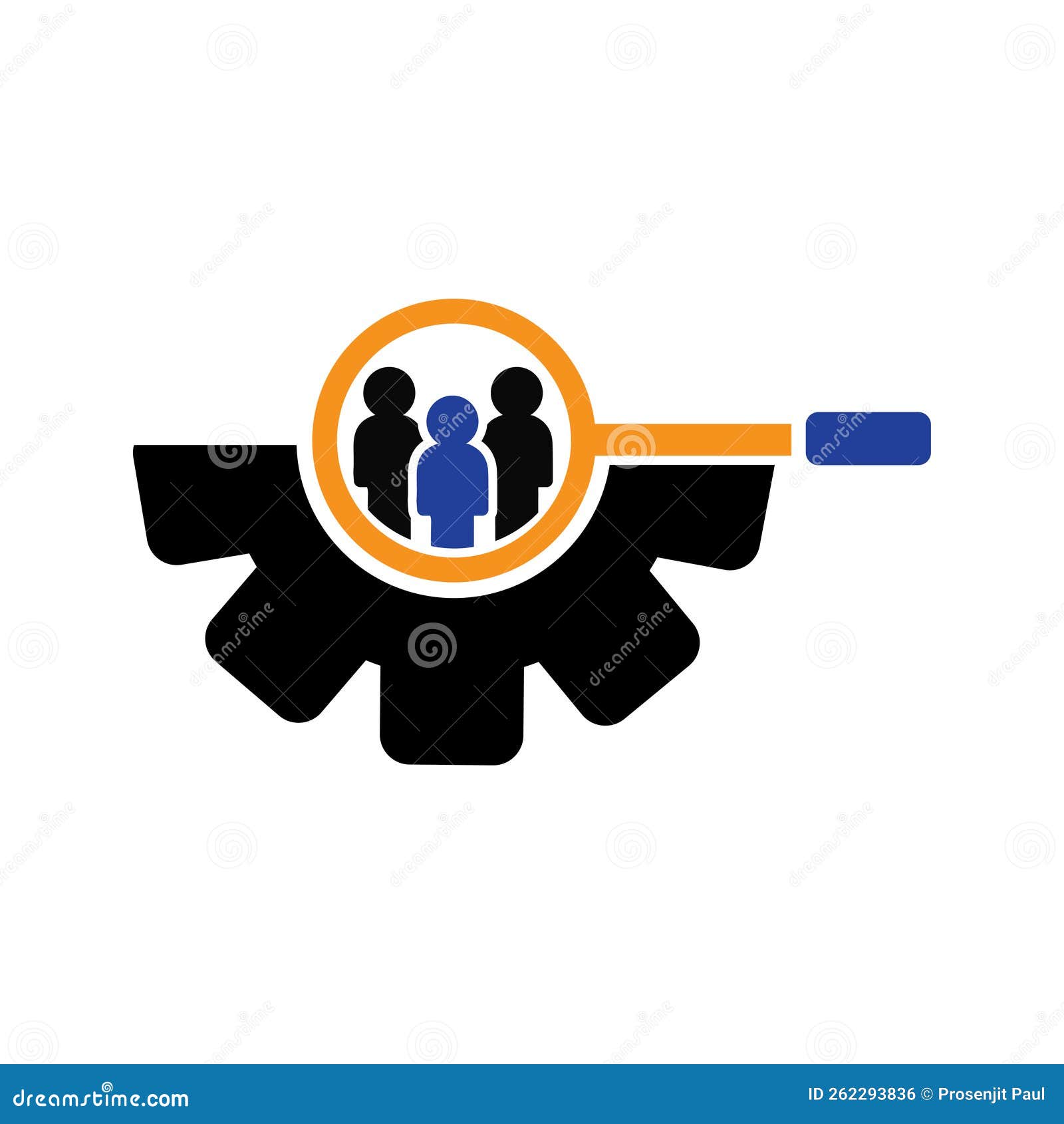 Human Resource Management Icon Stock Vector - Illustration of ...