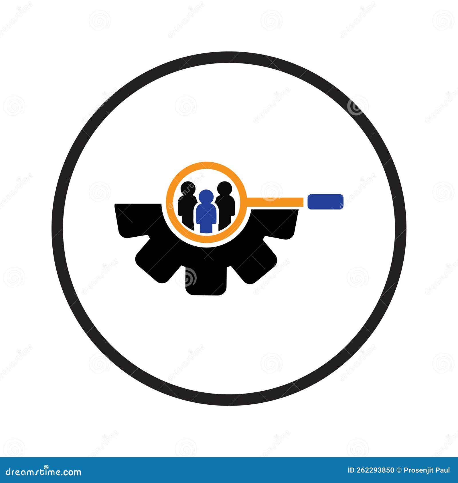 Human Resource Management Icon Stock Vector - Illustration of vector ...